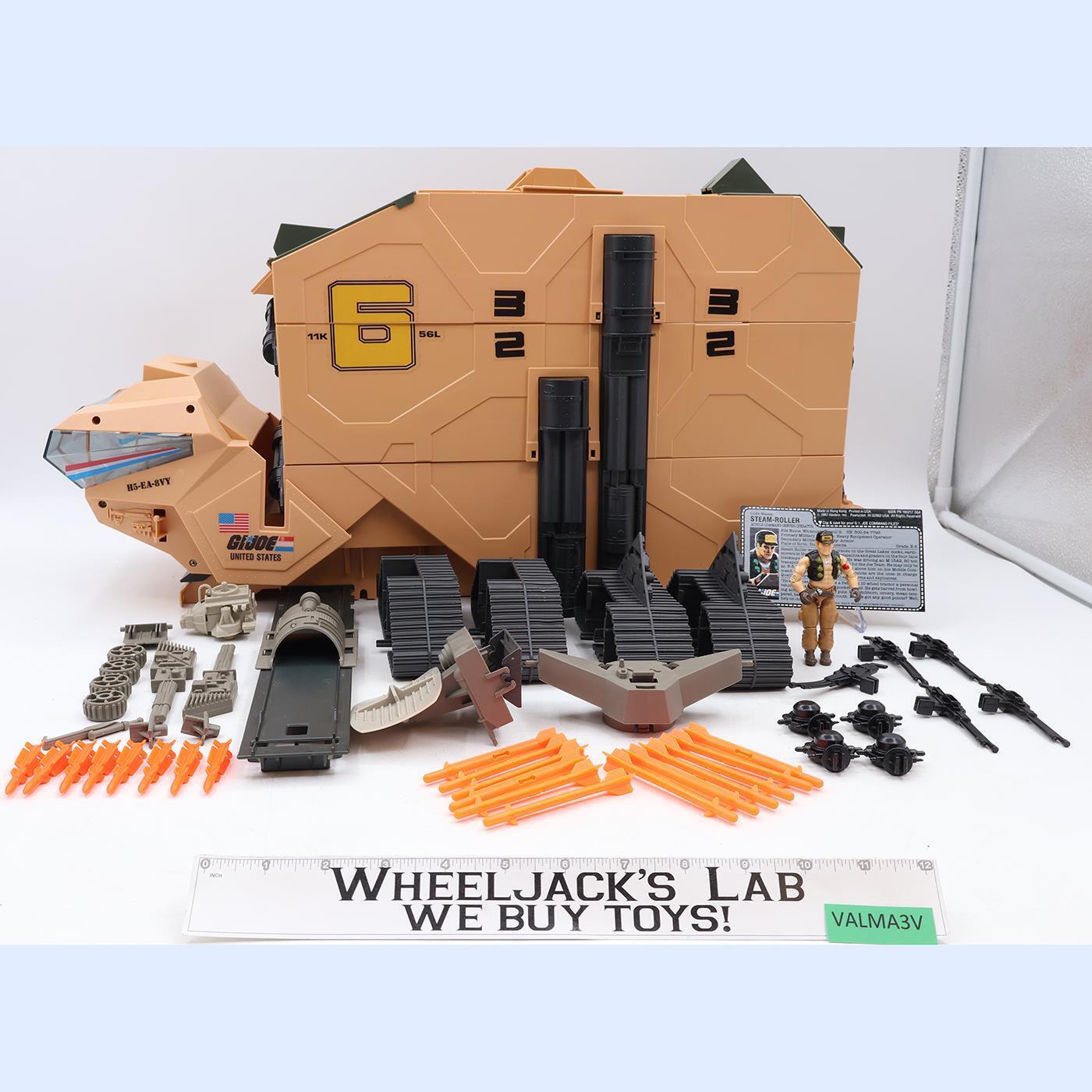 Mobile Command Center W/ Steam-Roller 100% Complete GI Joe 1987 Hasbro ...