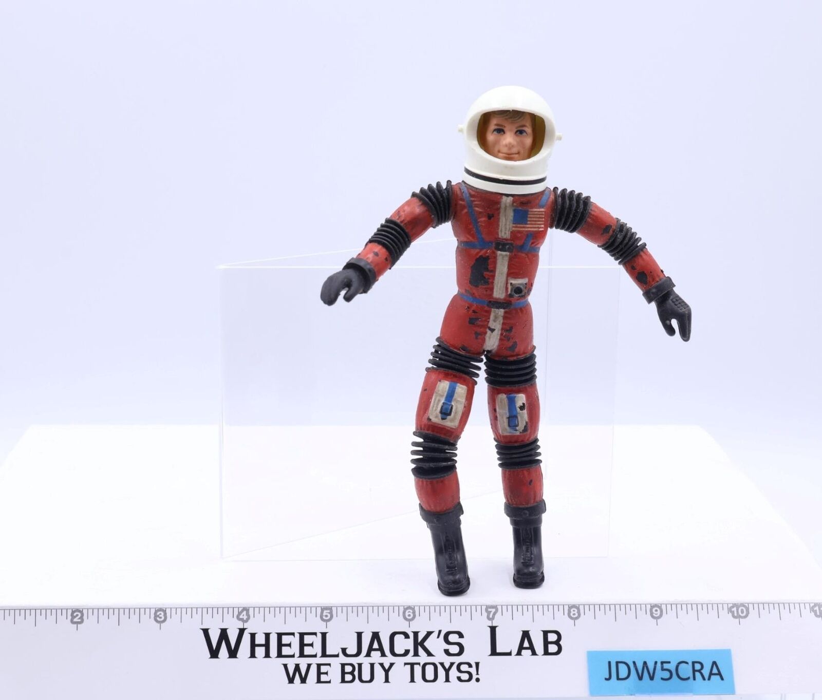 Sgt. Storm Major Matt Mason 1966 Mattel Action Figure Red Suit Helmet ...