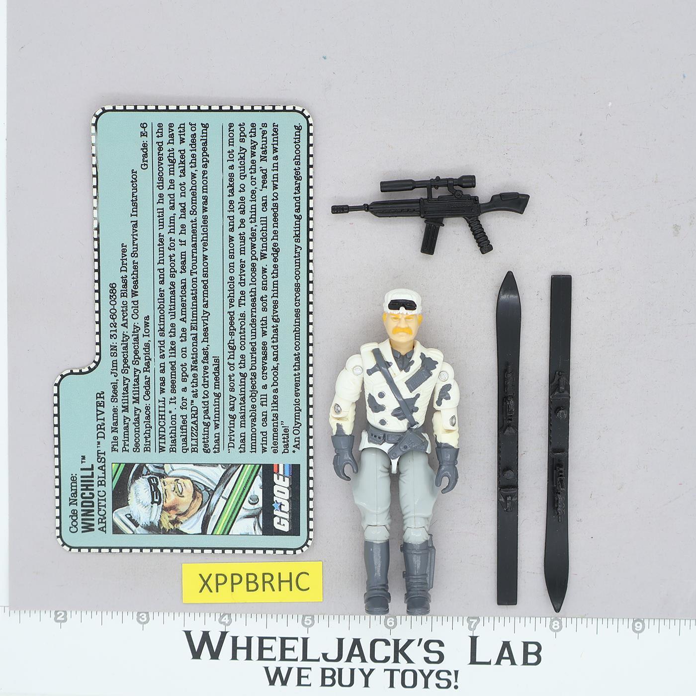 Windchill V1 100% Complete G.I. Joe 1988 Hasbro Vintage Action Figure ...
