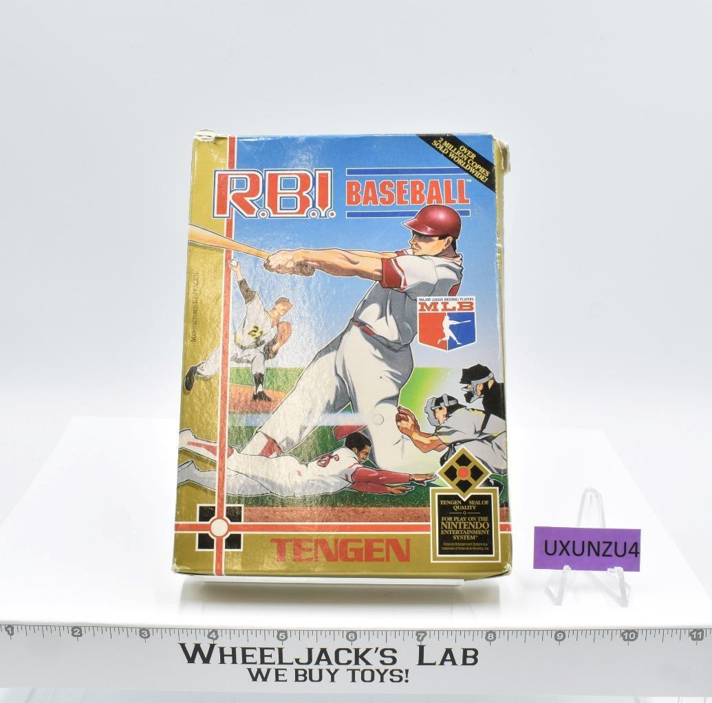 R.B.I. Baseball MLB Tengen 1986 Nintendo NES Complete W/Poster ...