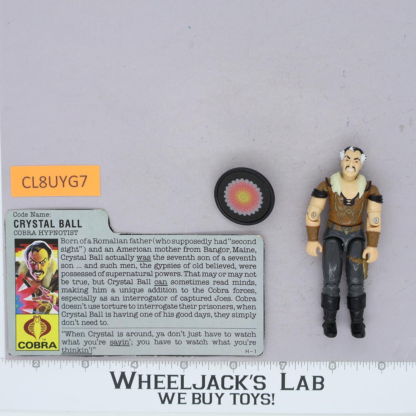 Crystal Ball V1 100% Complete G.I. Joe 1987 Hasbro Vintage Action ...