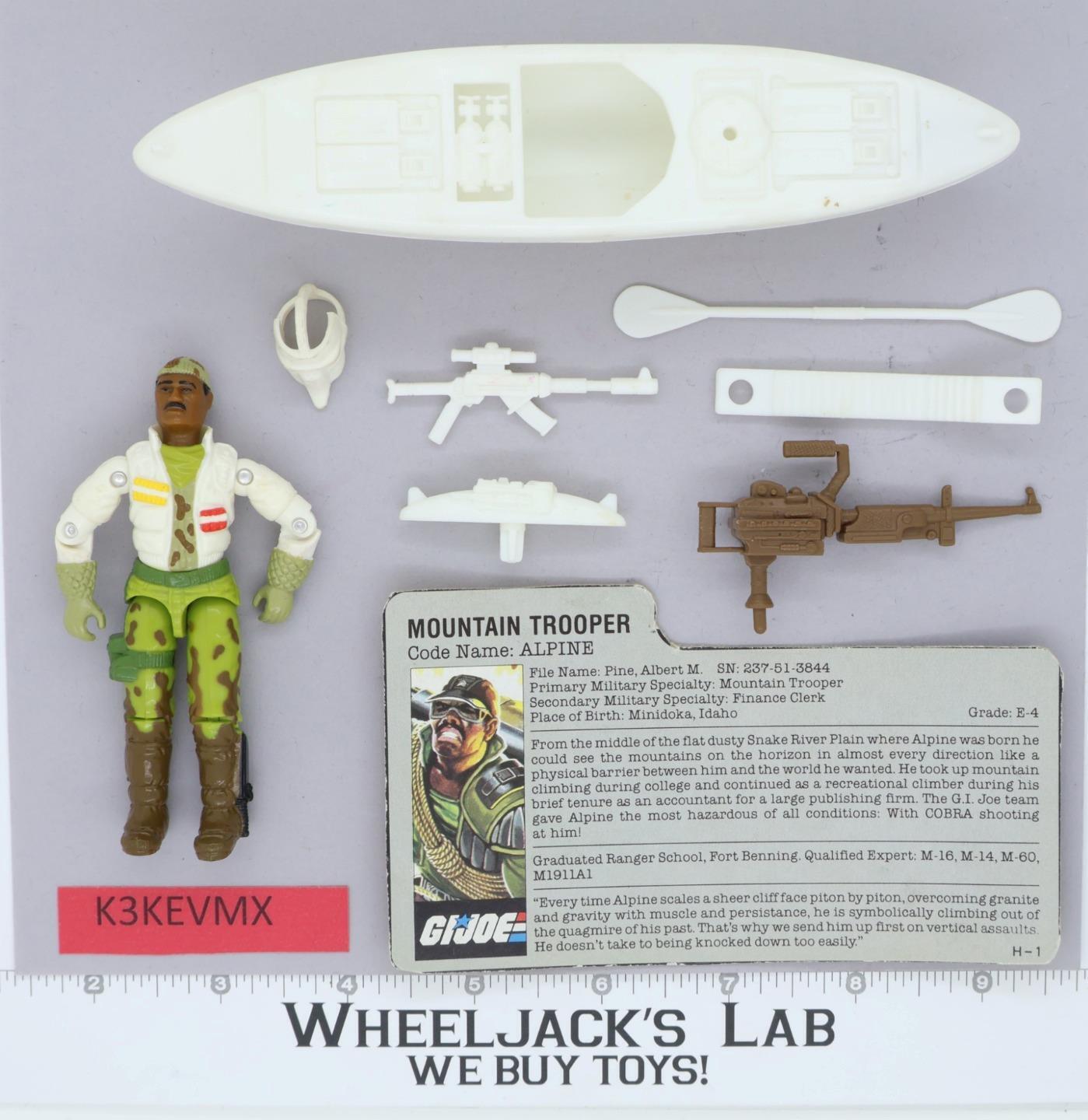 Stalker V2 1989 G.I. Joe Hasbro Vintage Action Figure - Wheeljack's Lab