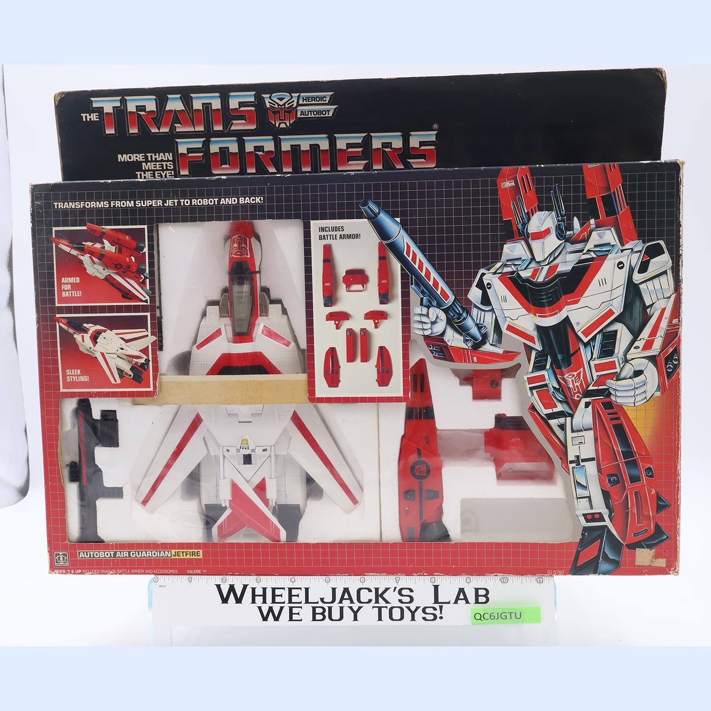 Jetfire 100% Complete W/BOX & INSERT 1985 G1 Transformers 1985 Vintage ...