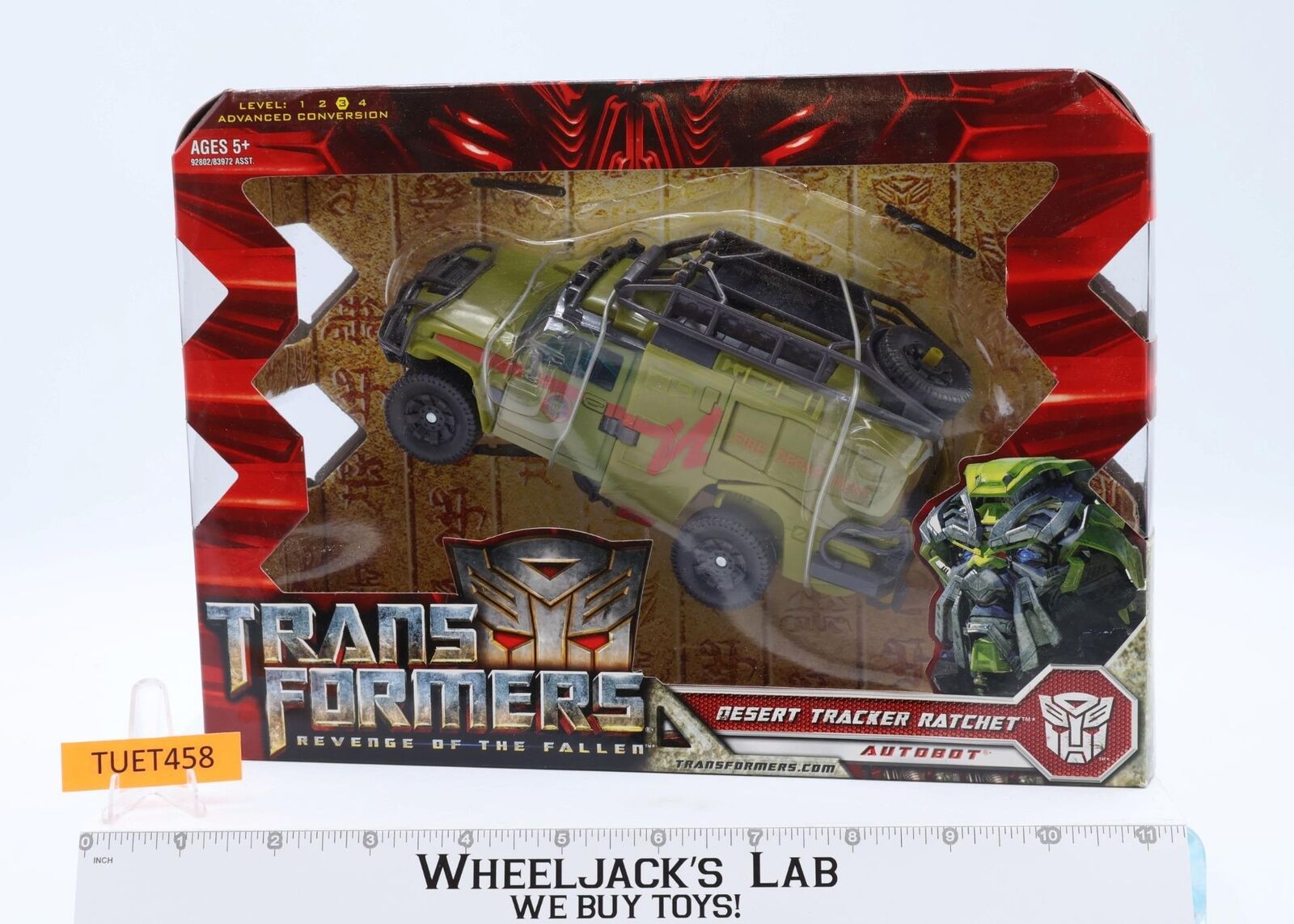 Desert Tracker Ratchet Transformers Revenge of the Fallen 2008 Hasbro NEW SEALED - Wheeljack's Lab