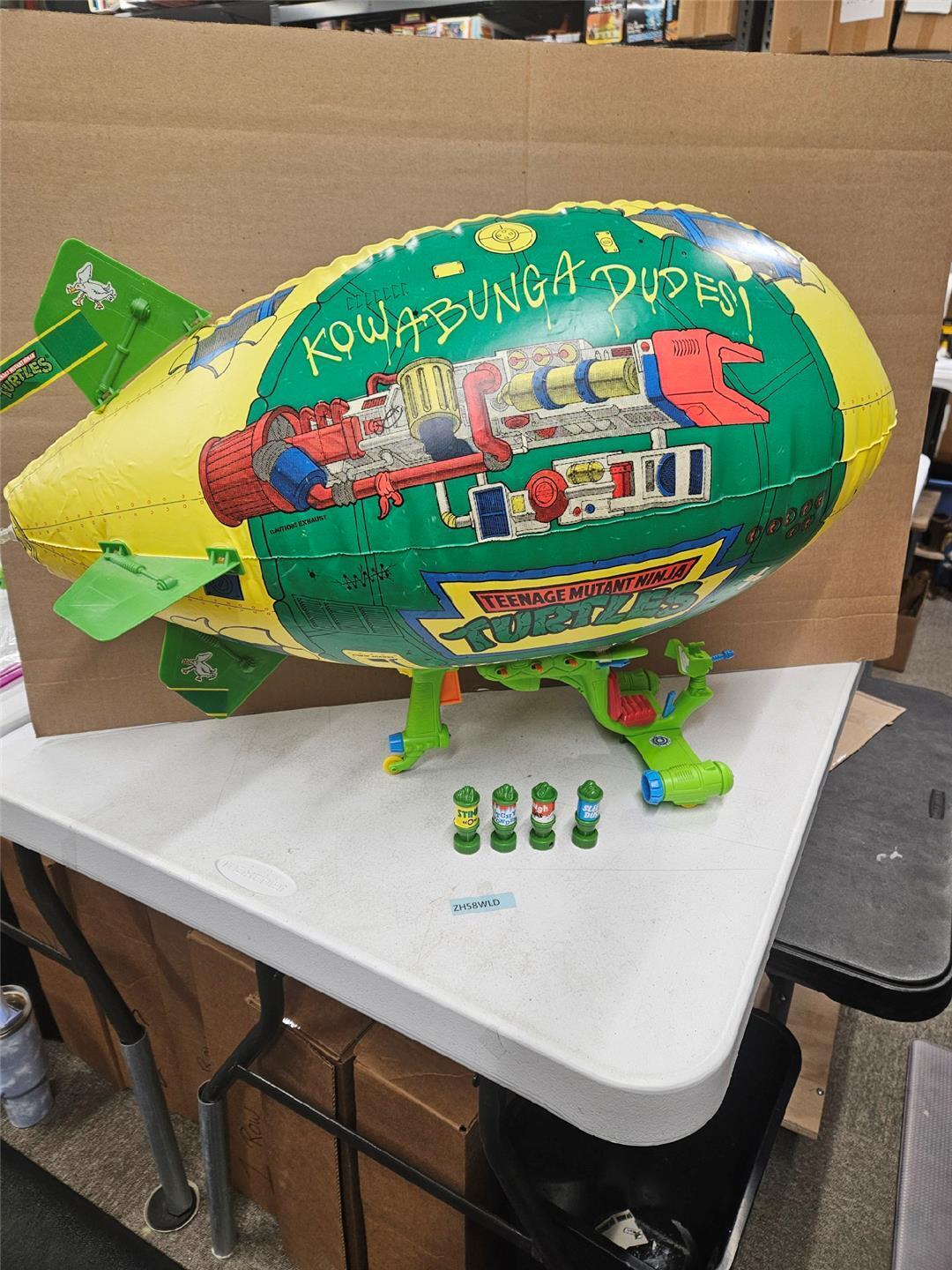 Turtle Blimp II 100% Complete TMNT Teenage Mutant Ninja Turtles 1991 ...