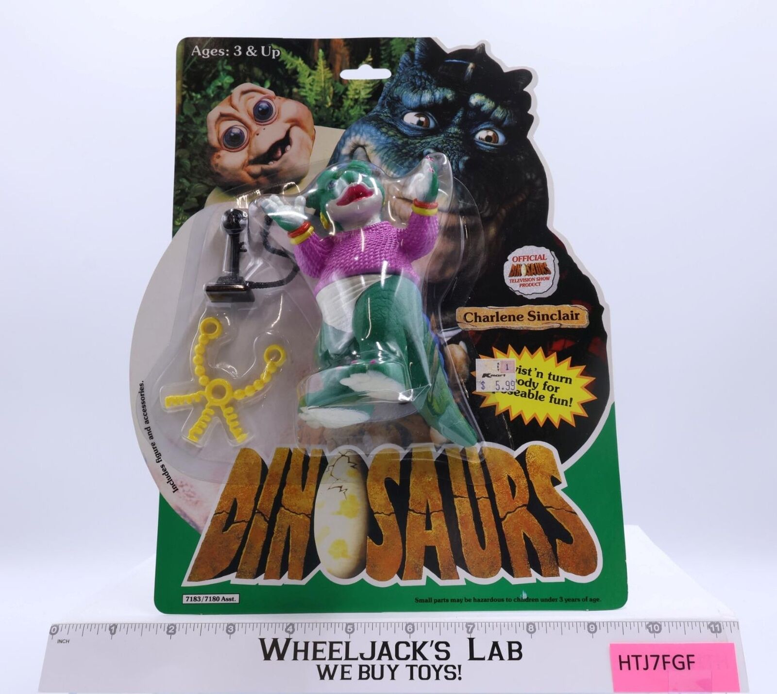 Charlene Sinclair Dinosaurs TV Show Disney 1991 Hasbro Action Figure ...