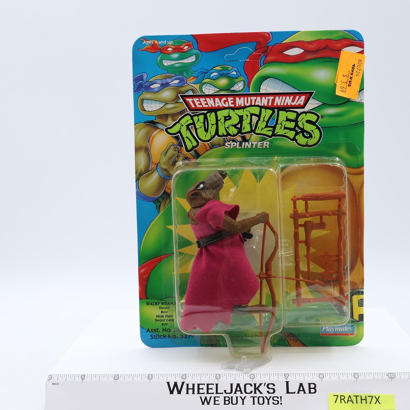 Splinter TMNT Teenage Mutant Ninja Turtles 1992 Playmates Vintage MOSC ...