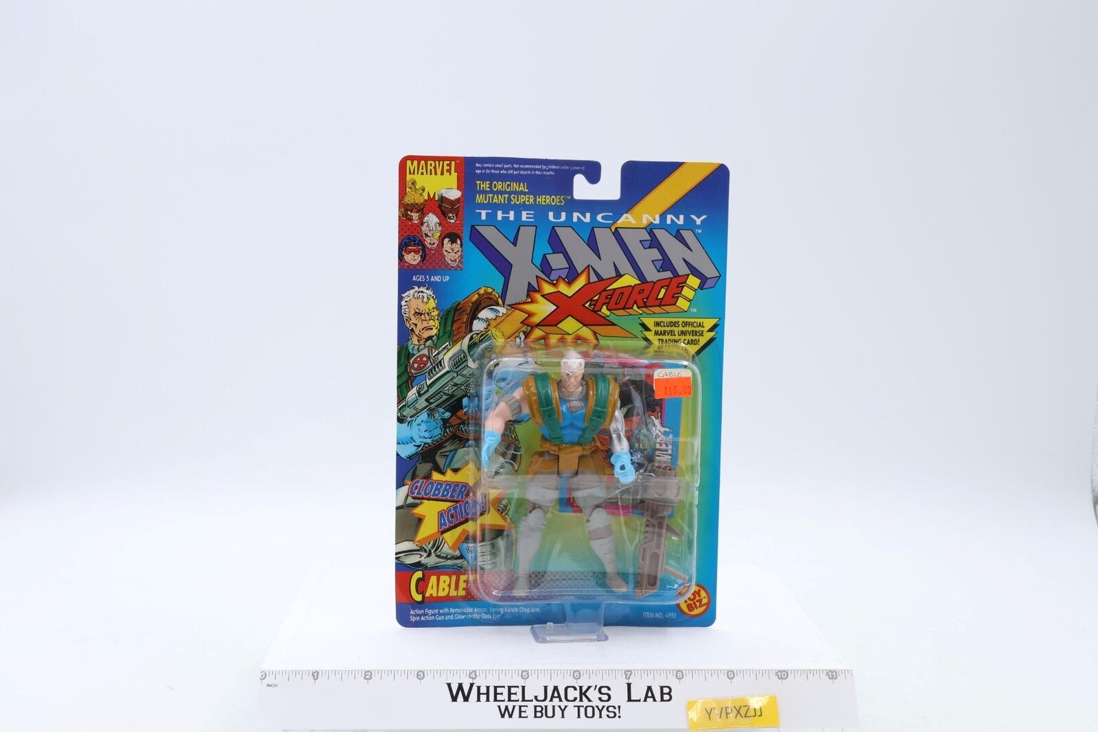 Cable Marvel Comics The Uncanny X-Men X-Force MOSC 1992 Toybiz NEW ...