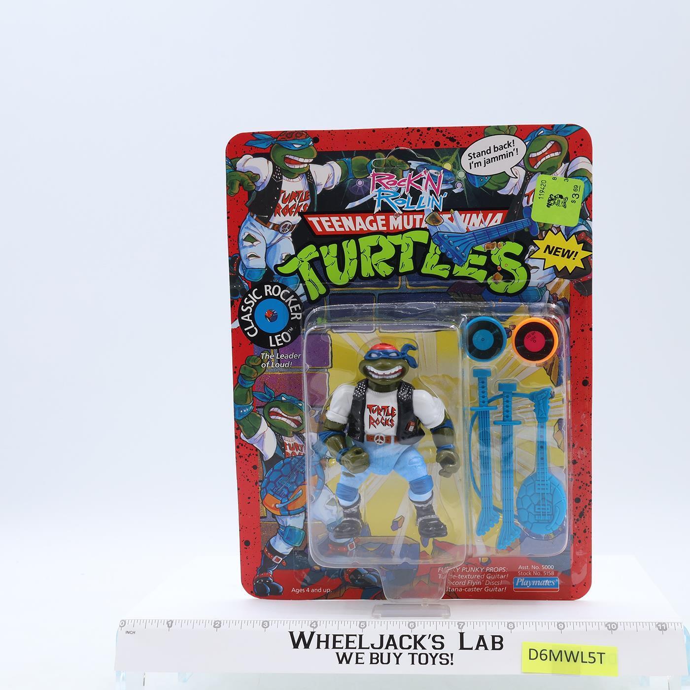 Classic Rocker Leo Rock'n Rollin' TMNT 1991 Playmates Action Figure NEW ...