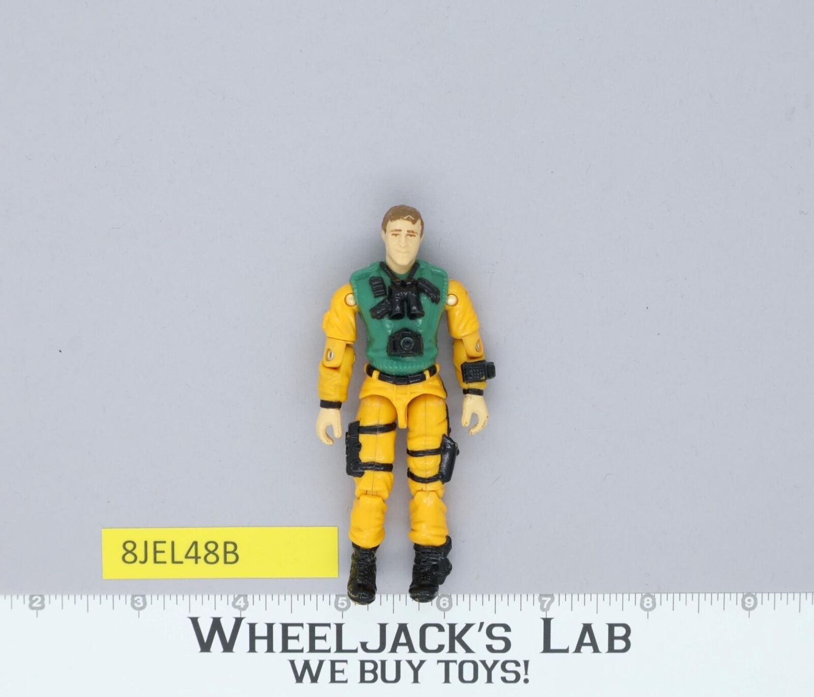 Scoop V1 G.I. Joe 1989 Hasbro Vintage Action Figure - Wheeljack's Lab