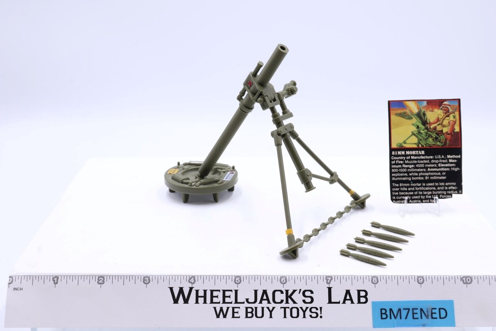 Rambo 81mm Mortar Thunder-Tube Assault 1986 Coleco Vintage - Wheeljack ...