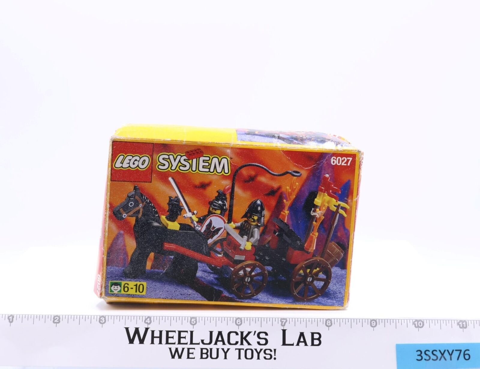 #6027 Bat Lord's Catapult W/ Box & Instructions 1997 Lego Castle Fright ...