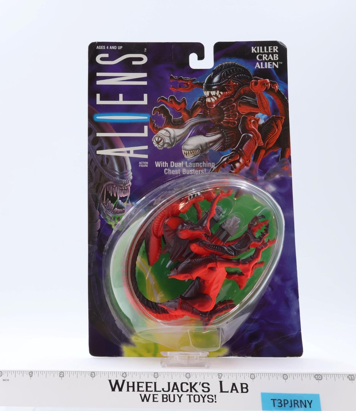 Killer Crab Alien W/ Comic Aliens 1993 Kenner Action Figure NEW MOSC ...