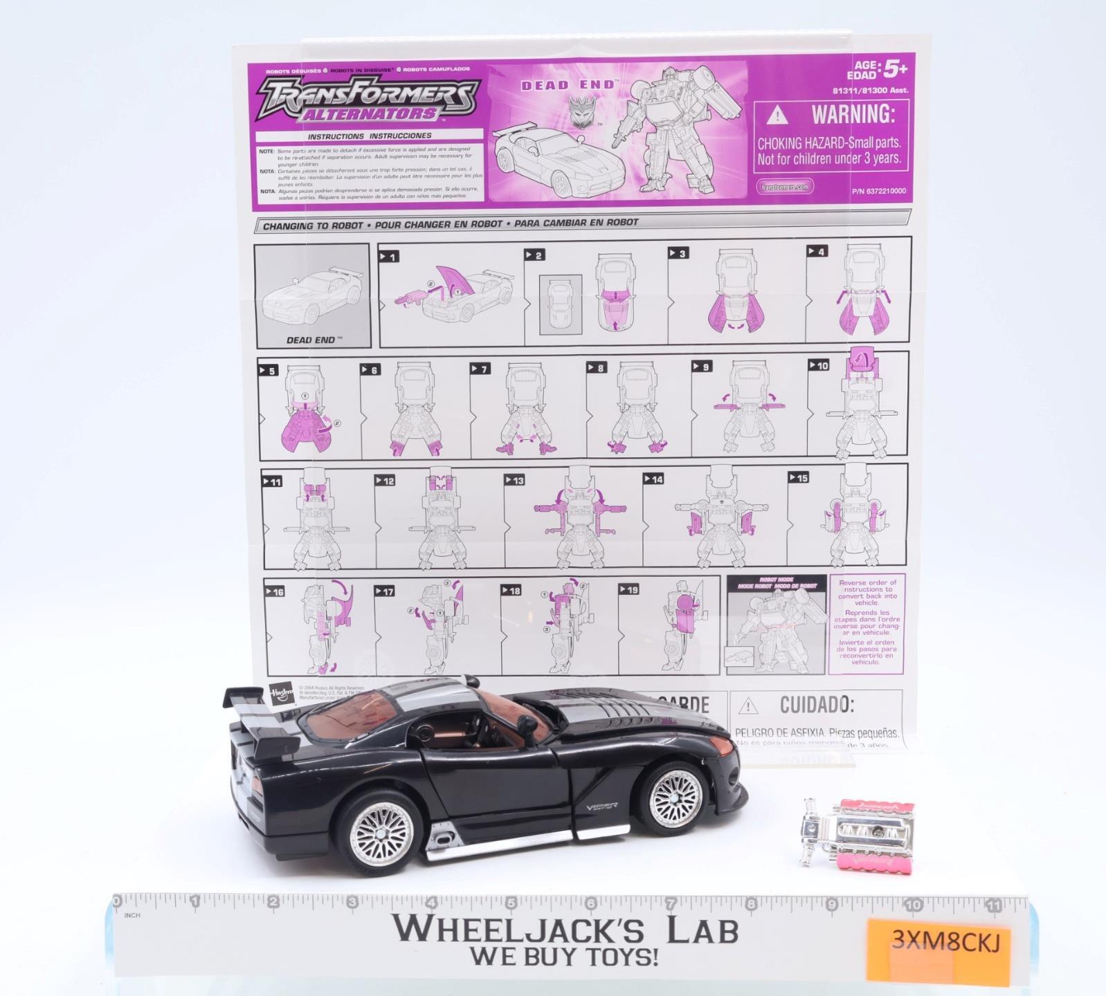 Dead End Dodge Viper Alternators 100% Complete 2004 Hasbro Transformers ...