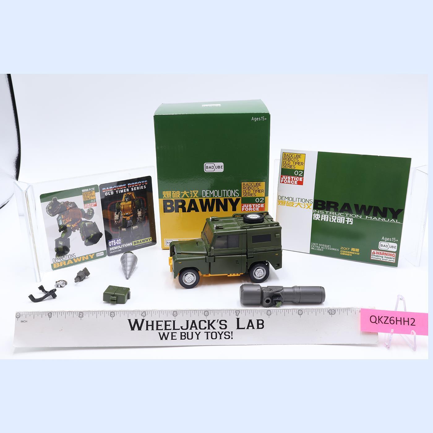 Brawny OTS-02 100% Complete W/BOX & INSERTS 2017 Badcube Third Party ...