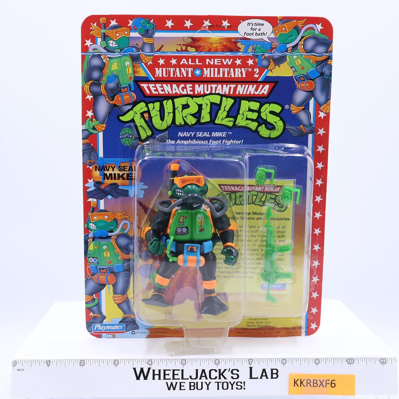 Mutant Military Navy Seal Mike TMNT 1992 Playmates MOSC UNPUNCHED ...