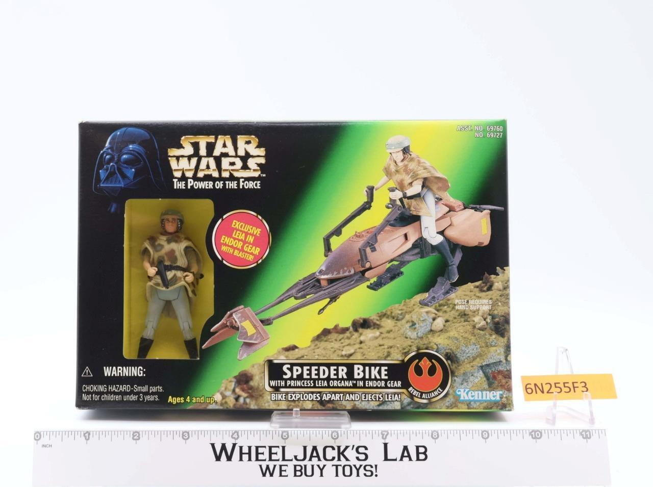 Speeder Bike W/Princes Leia Star Wars POTF 1997 Kenner NEW MISB SEALED - Wheeljack's Lab