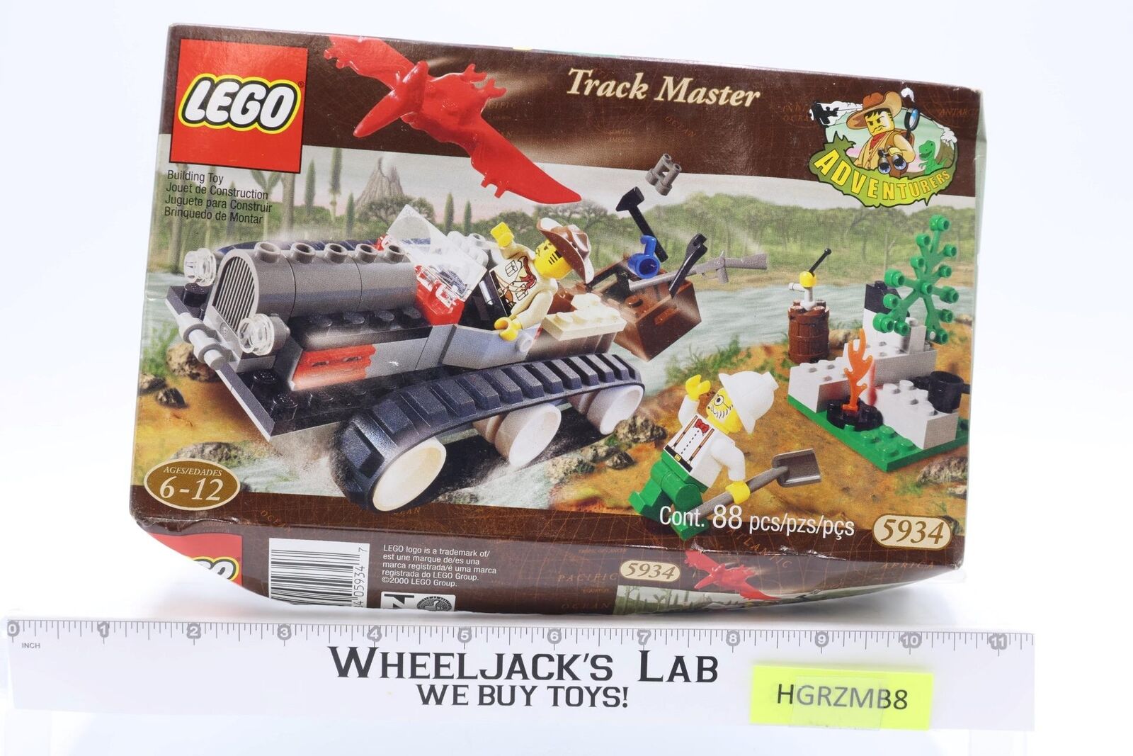 LEGO #5934 Track Master Adventurers Dino Explorer 88 pieces 2000 NEW ...