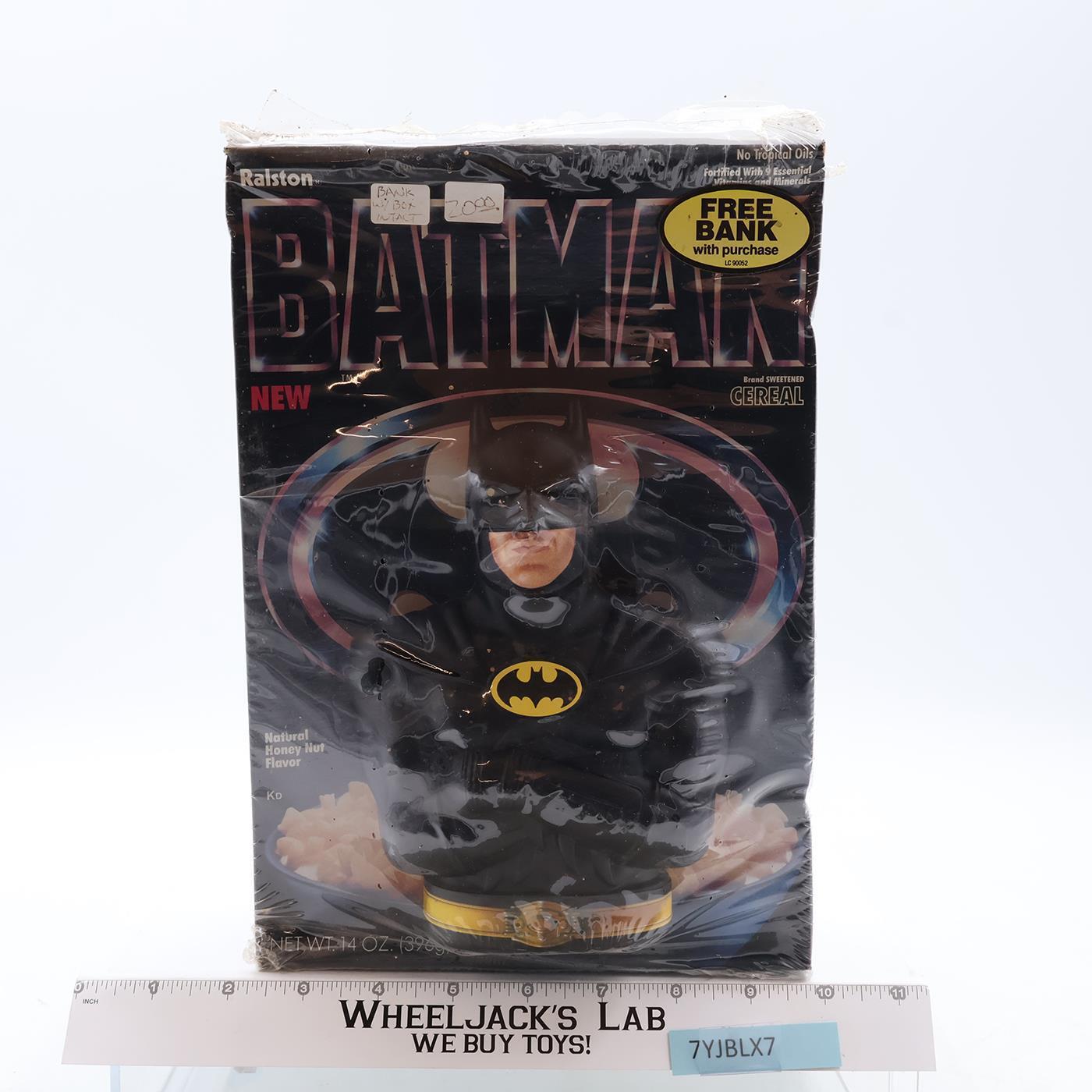 Batman Cereal W/Plastic BOX ONLY Ralston 1989 Vintage - Wheeljack's Lab