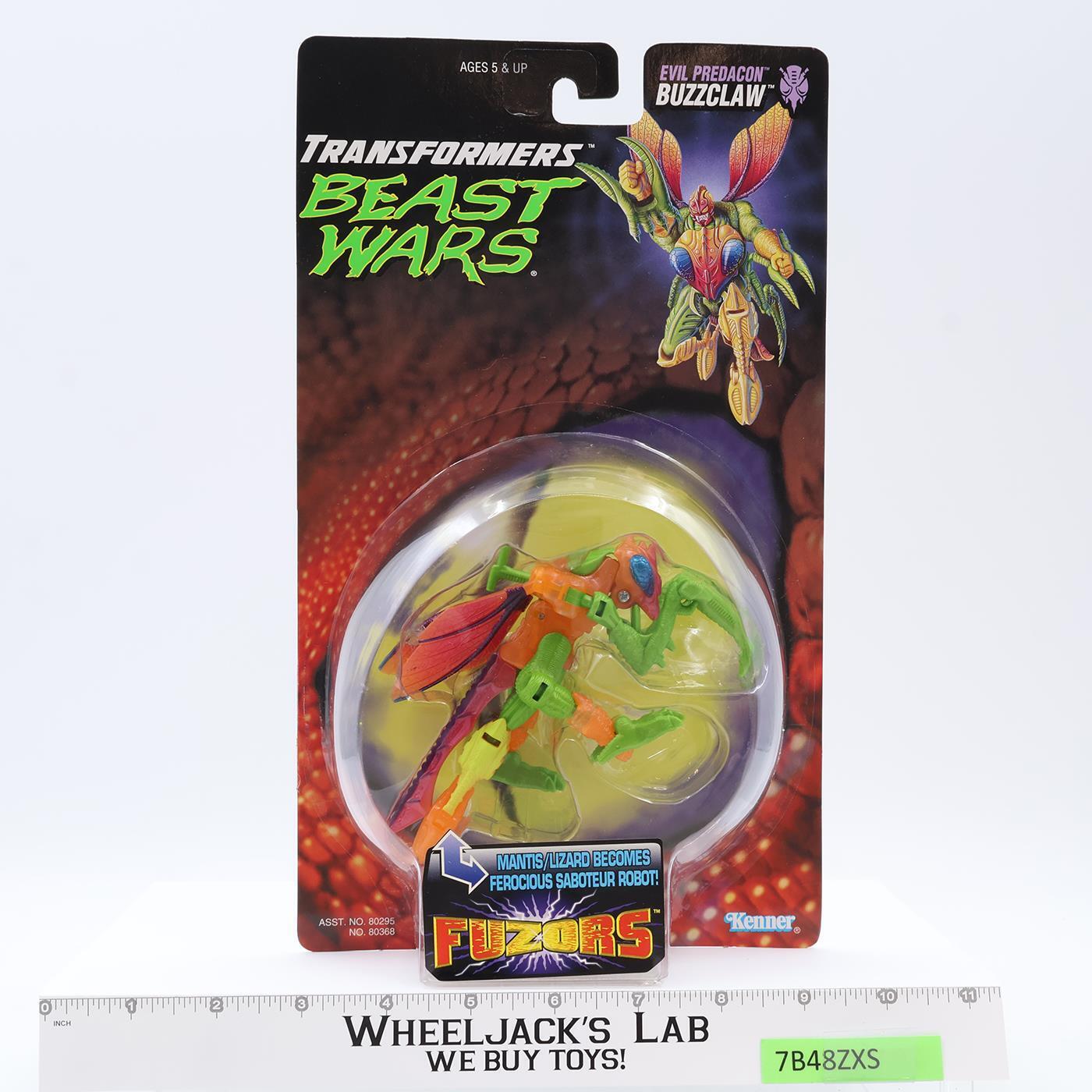 Buzzclaw Beast Wars Fuzors Transformers 1998 Hasbro Action Figure NEW ...
