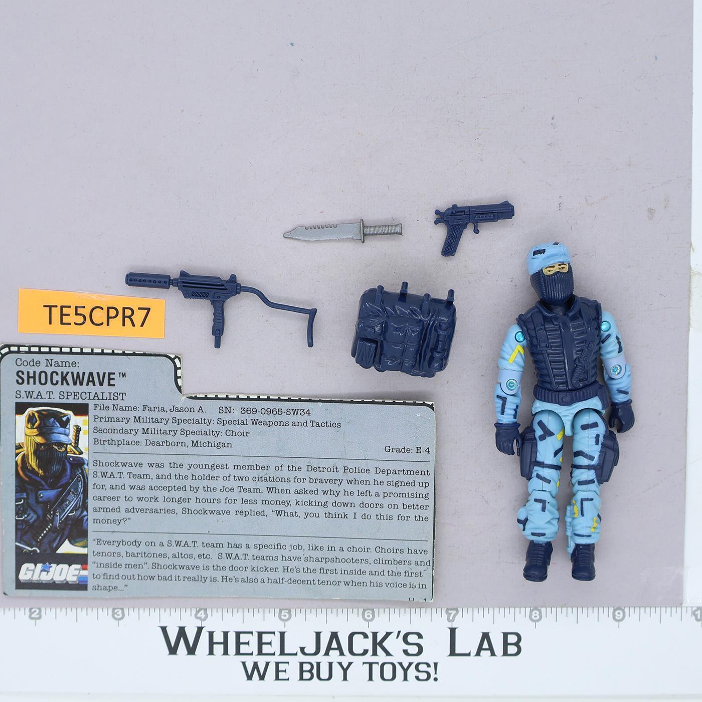 Shockwave V1 100% Complete G.I. Joe 1988 Hasbro Vintage Action Figure ...