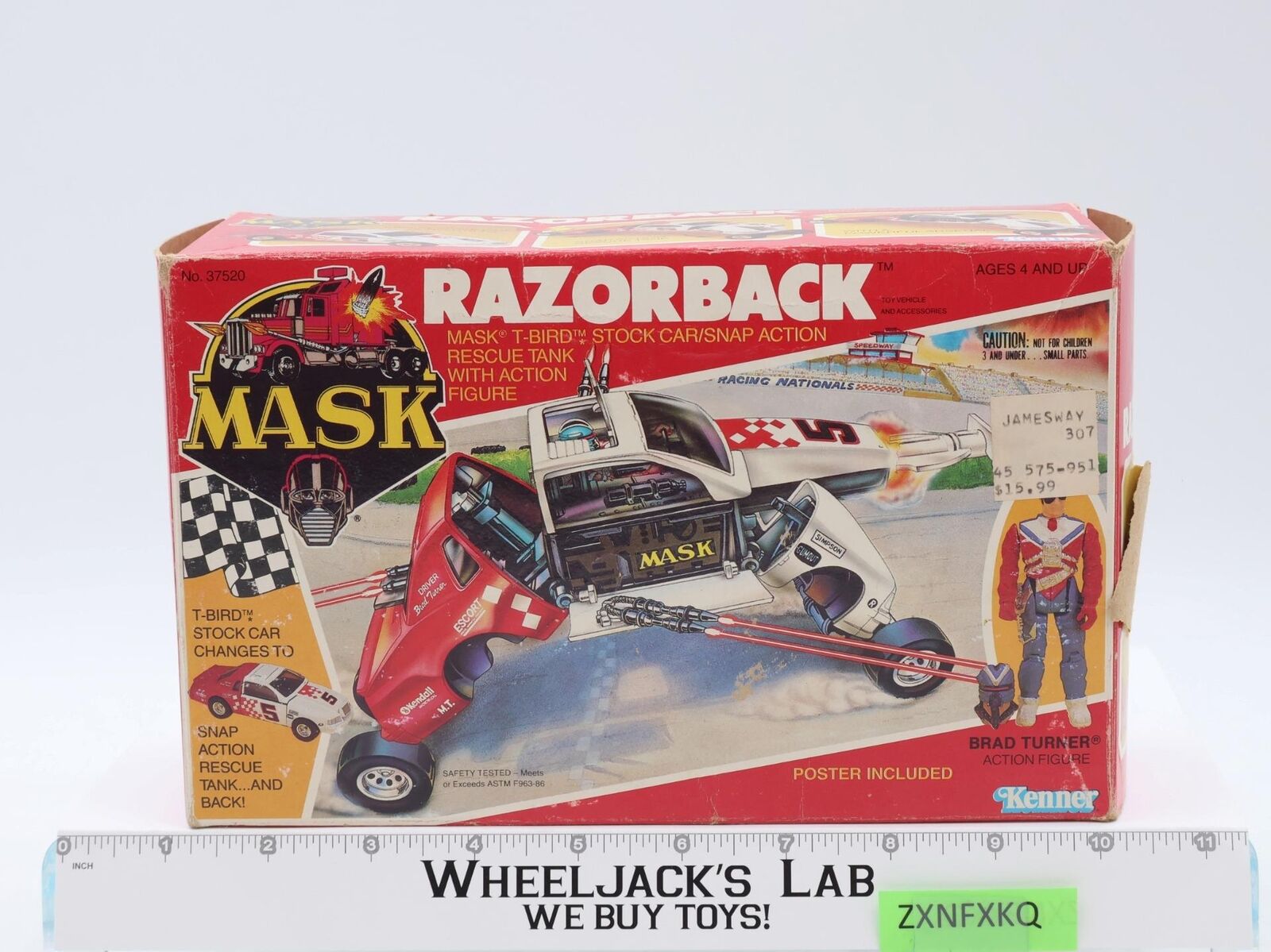 Razorback W/ Brad Turner 100% Complete W/Box MASK Kenner 1987 Vintage ...