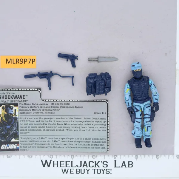 Shockwave V1 100% Complete G.I. Joe 1988 Hasbro Vintage Action Figure ...