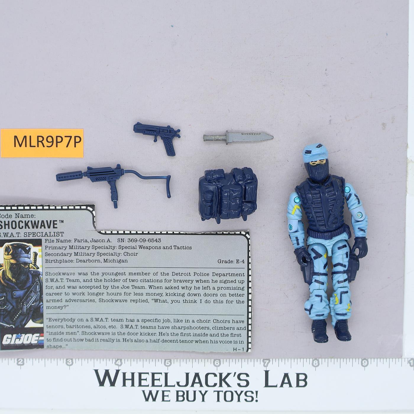 Shockwave V1 100% Complete G.I. Joe 1988 Hasbro Vintage Action Figure ...