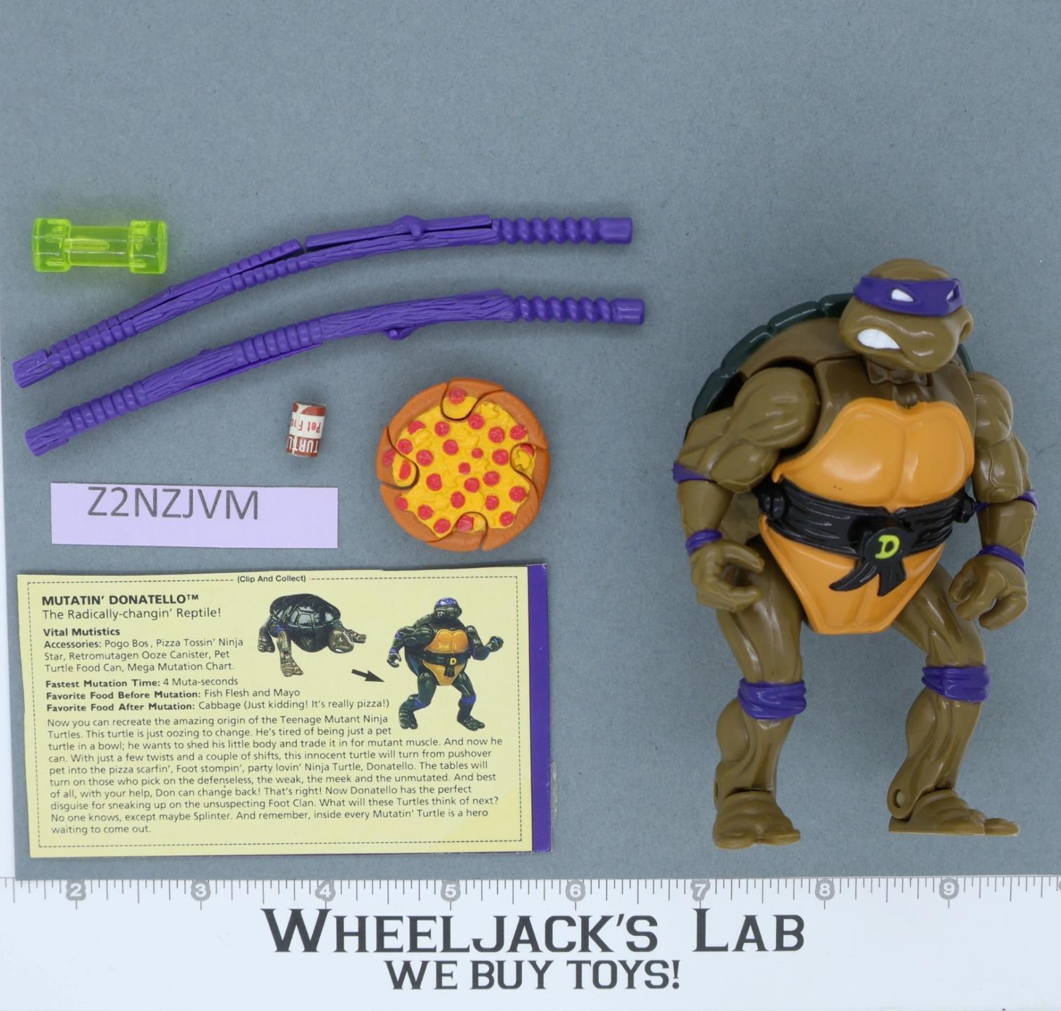Mutations Mutatin' Donatello 100% Complete TMNT 1992 Playmates Action ...