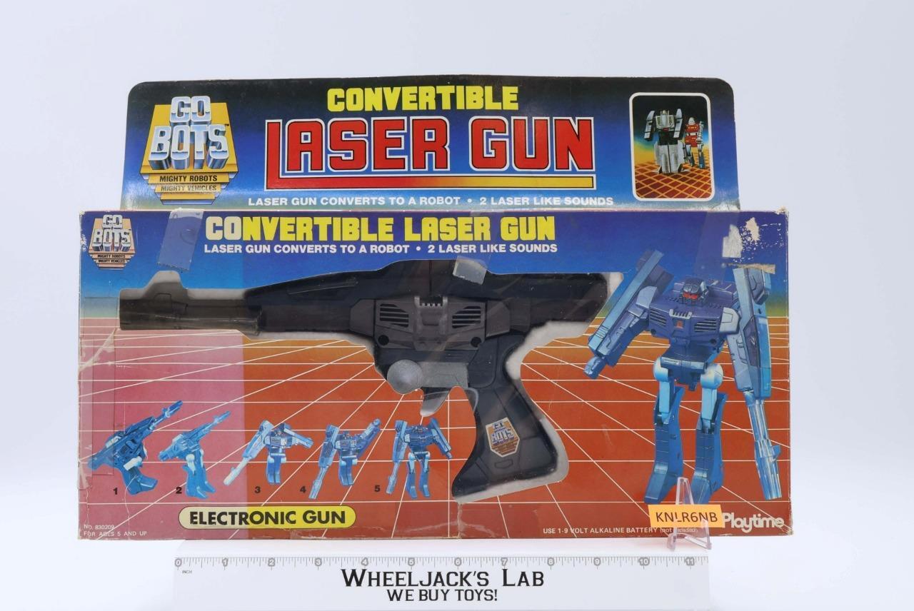 Convertible Laser Gun 100% Complete W/Box 1985 Super Gobots Go-Bots ...