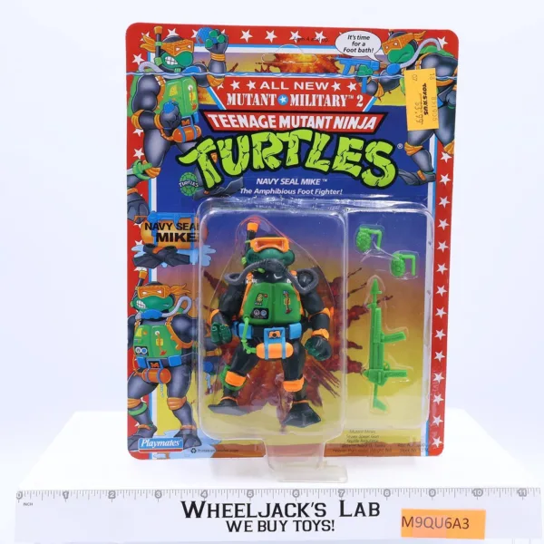 Mutant Military Navy Seal Mike TMNT 1992 Playmates MOSC UNPUNCHED ...