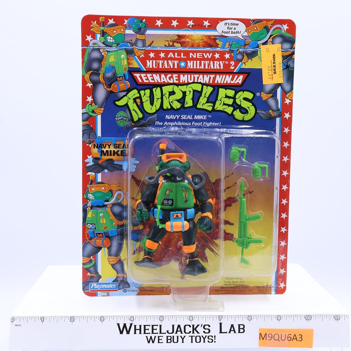 Mutant Military Navy Seal Mike TMNT 1992 Playmates MOSC UNPUNCHED ...