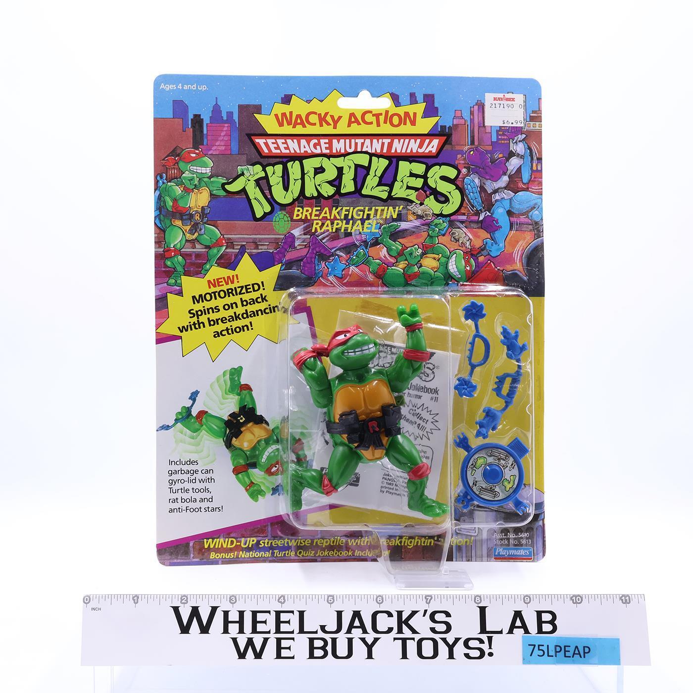 Breakfightin' Raphael Wacky Action TMNT 1990 Playmates MOSC NEW ...