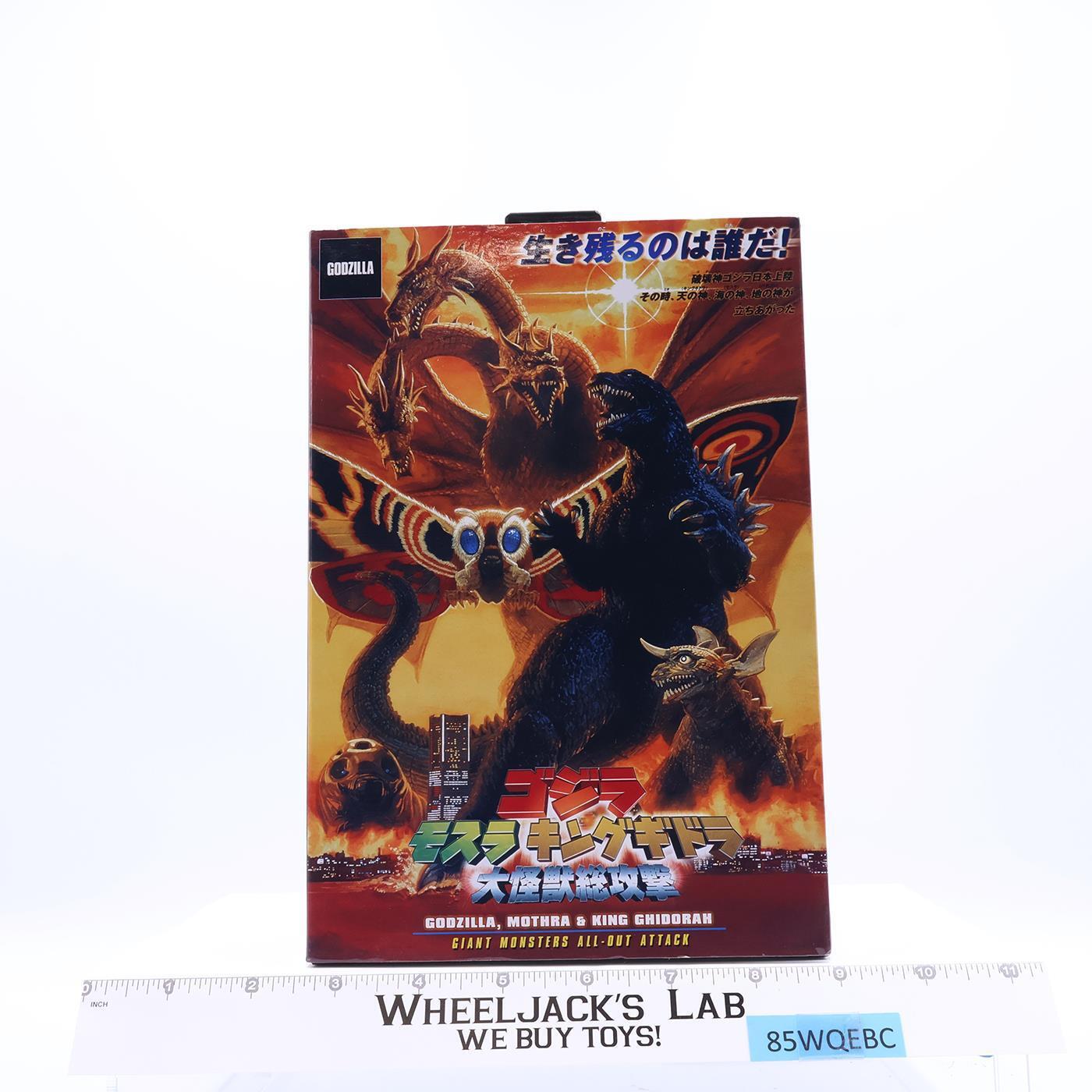 Godzilla GMK Giant Monsters Attack Toho 2001 NECA NEW MISB SEALED ...