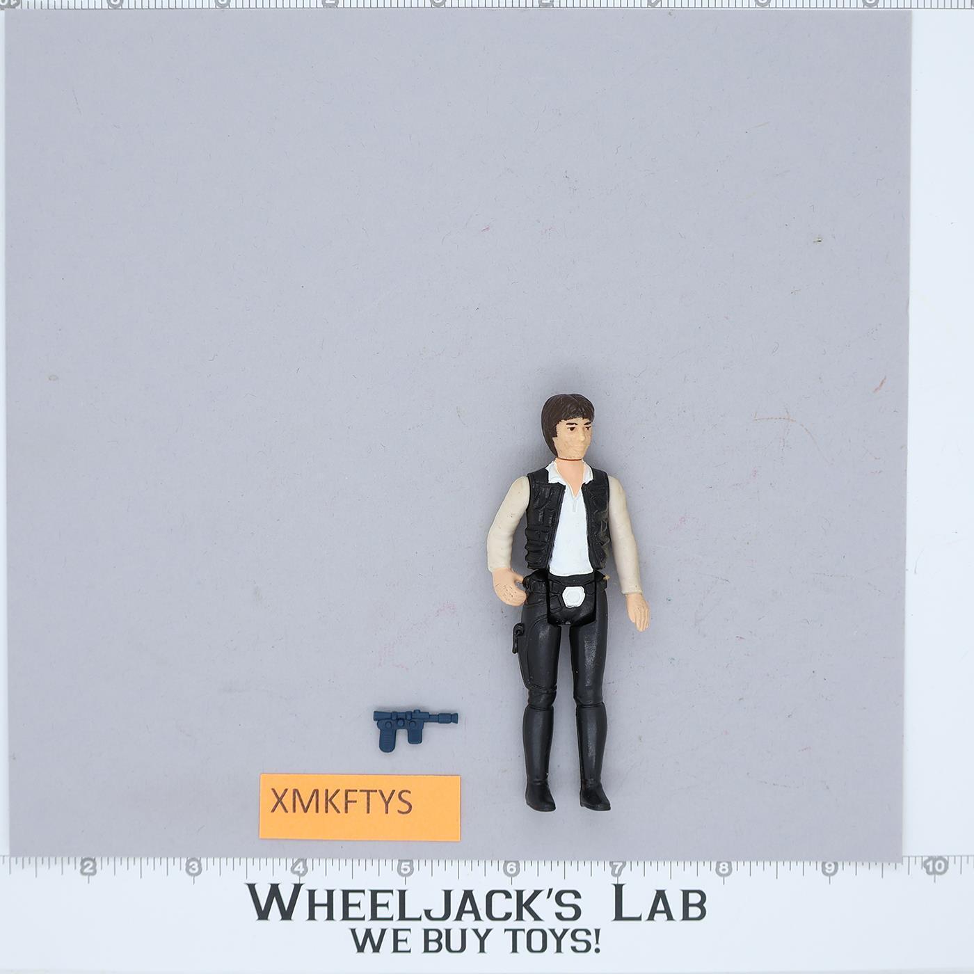 Han Solo BIG HEAD 100% Complete NO COO Star Wars 1977 Kenner Figure NO ...