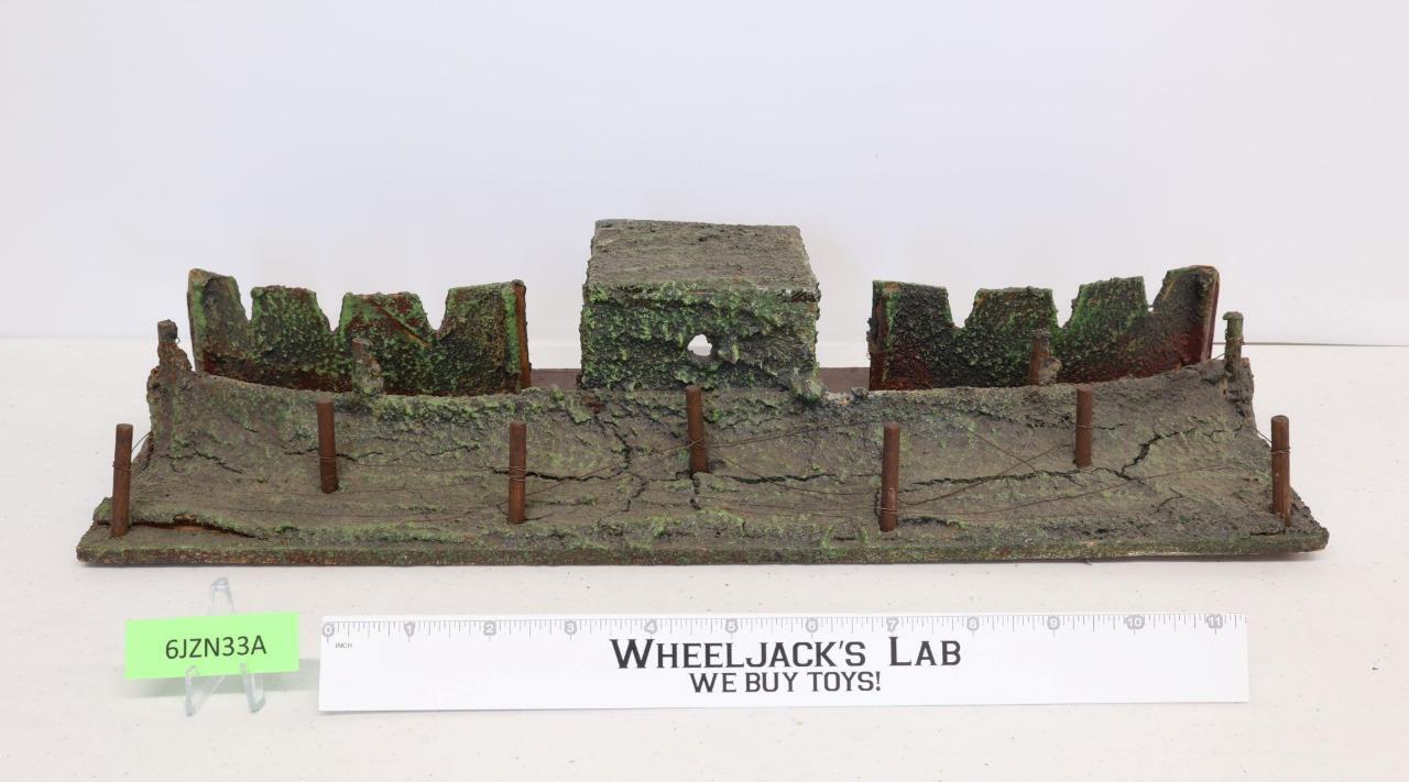 Barbed Wire Fence Wall Bunker Wood Elastolin Toy Soldier WWI Germany ...