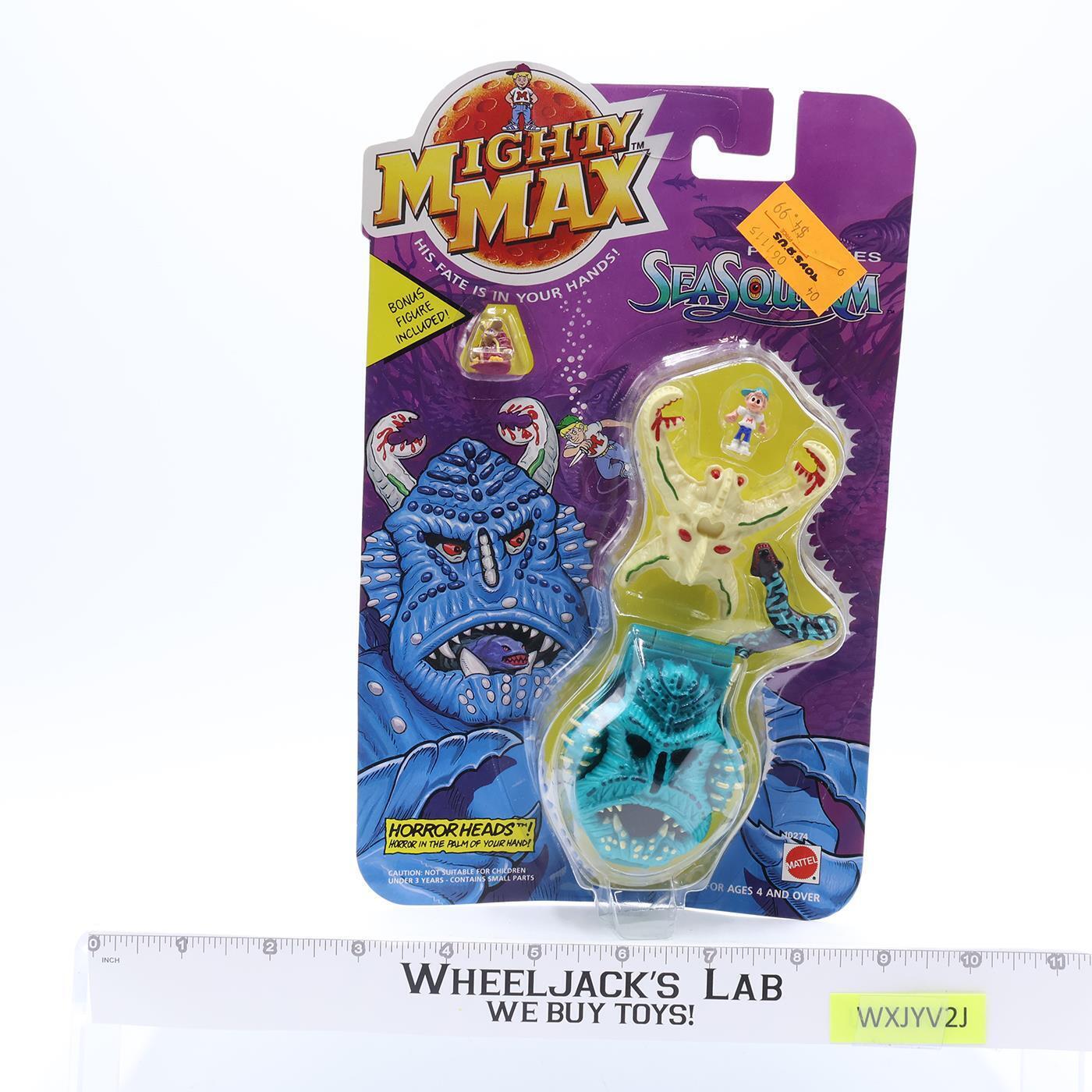 Sea Squirm + BONUS Figure Mighty Max Horror Heads 1992 Bluebird Toys ...