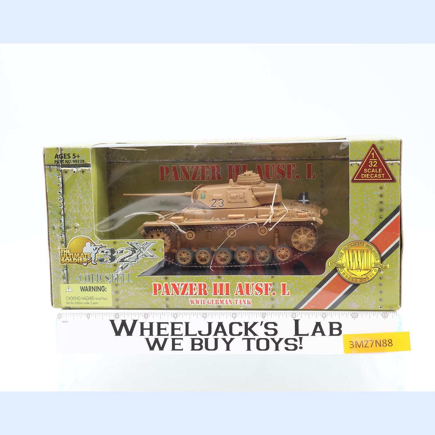 Panzer III AUSF. L Die-Cast WWII German Tank Ultimate Soldier NEW MIB ...