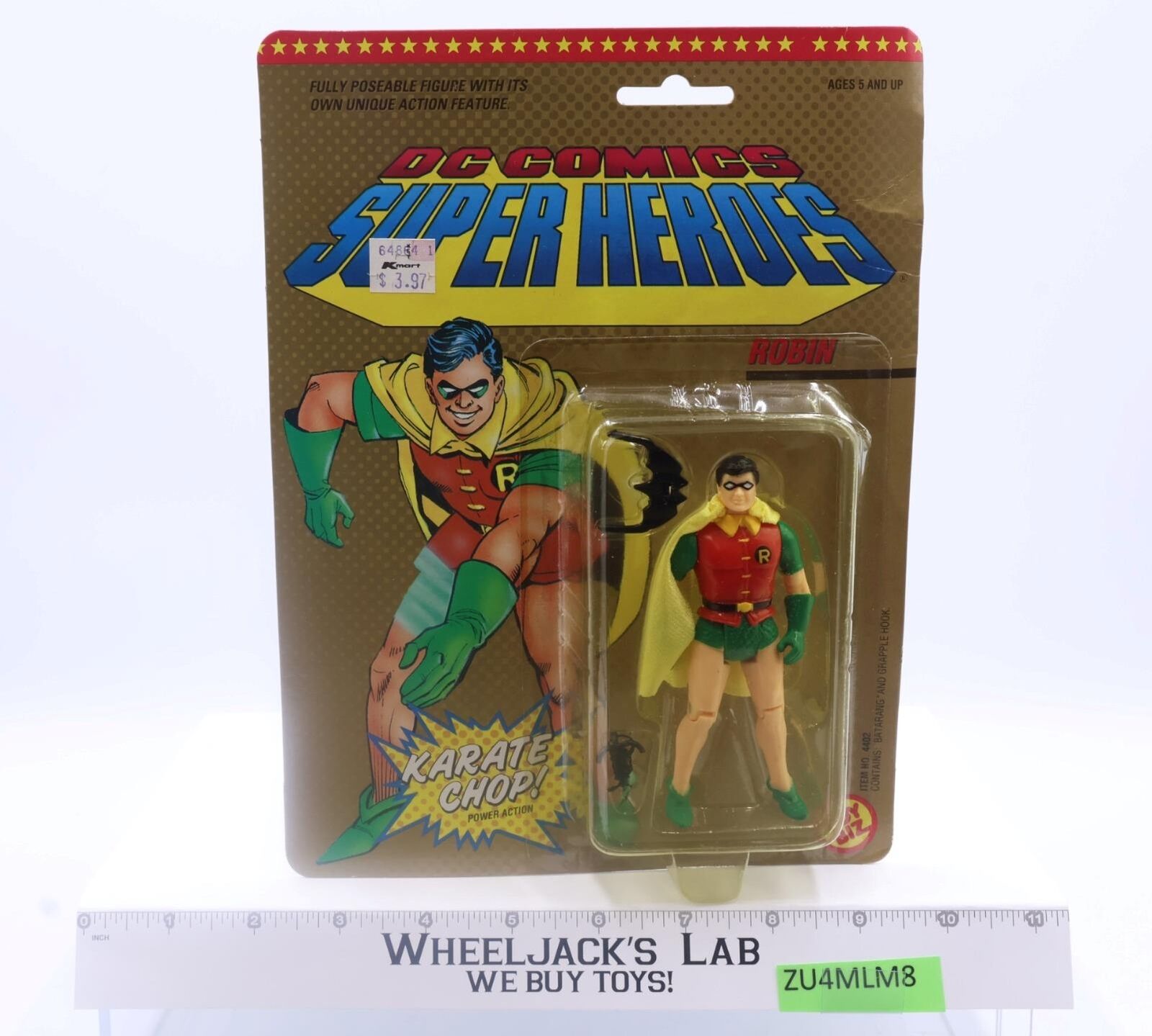 Robin KARATE CHOP DC Comics Super Heroes 1989 Toy Biz Action Figure NEW ...