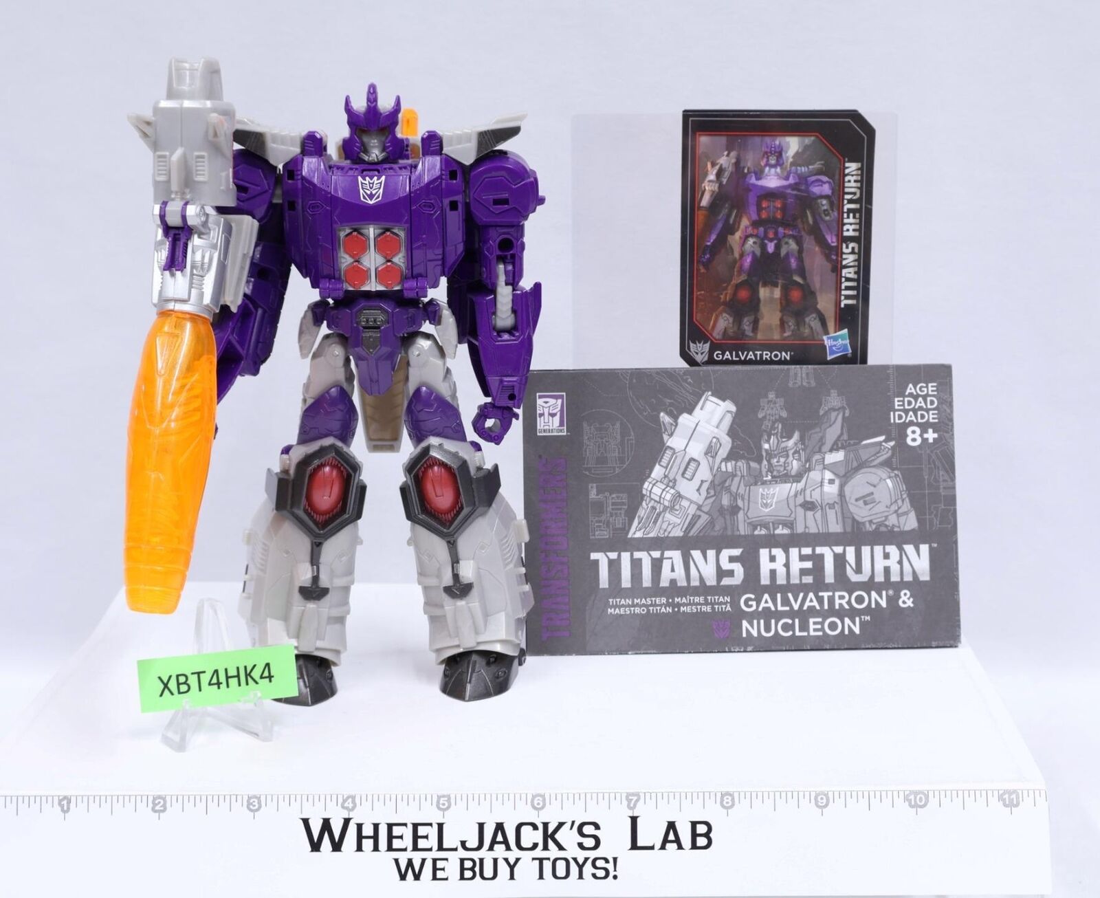 Galvatron 100% Complete Transformers Titans Return 2016 Hasbro Action ...