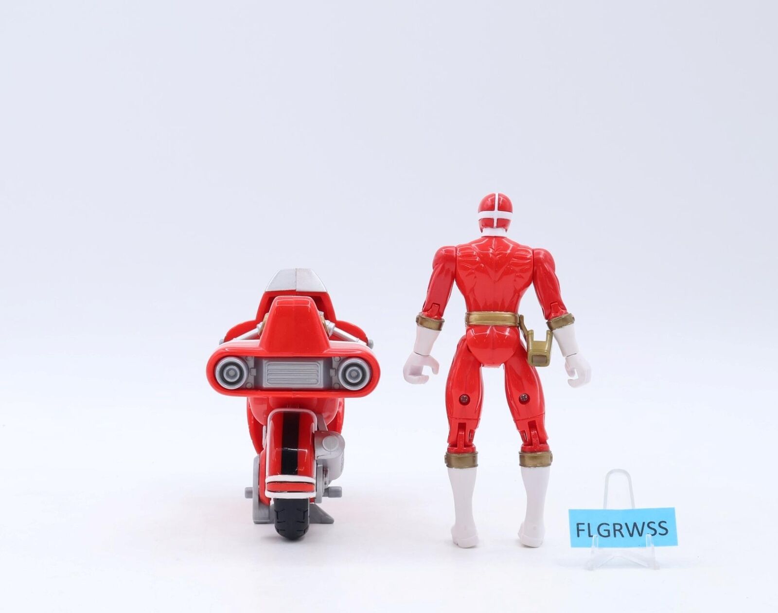 Red Lightspeed Cycle Power Rangers Rescue 1999 Bandai #4421 Action ...