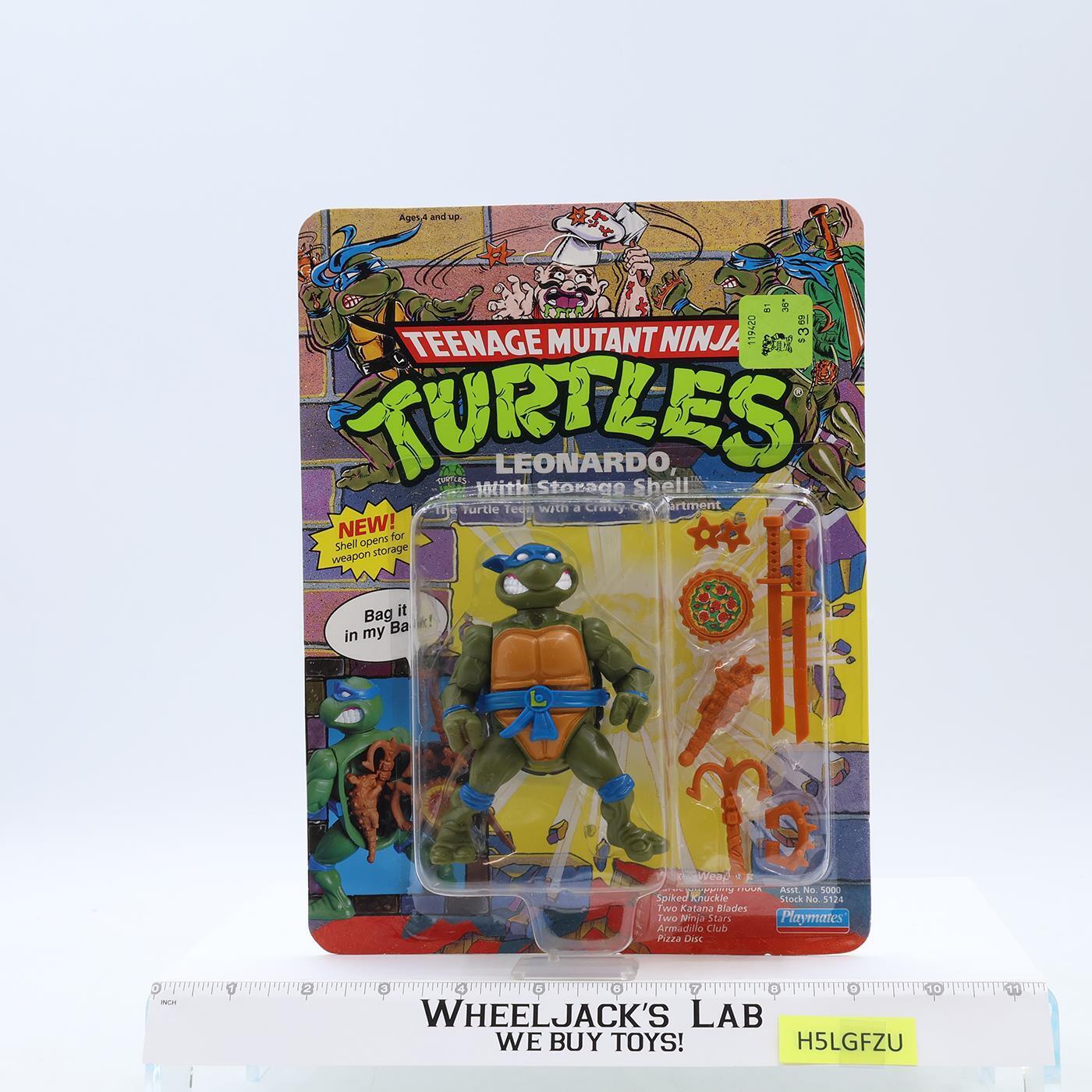 Leonardo Teenage Mutant Ninja Turtle Storage Shell TMNT 1991 Playmates ...