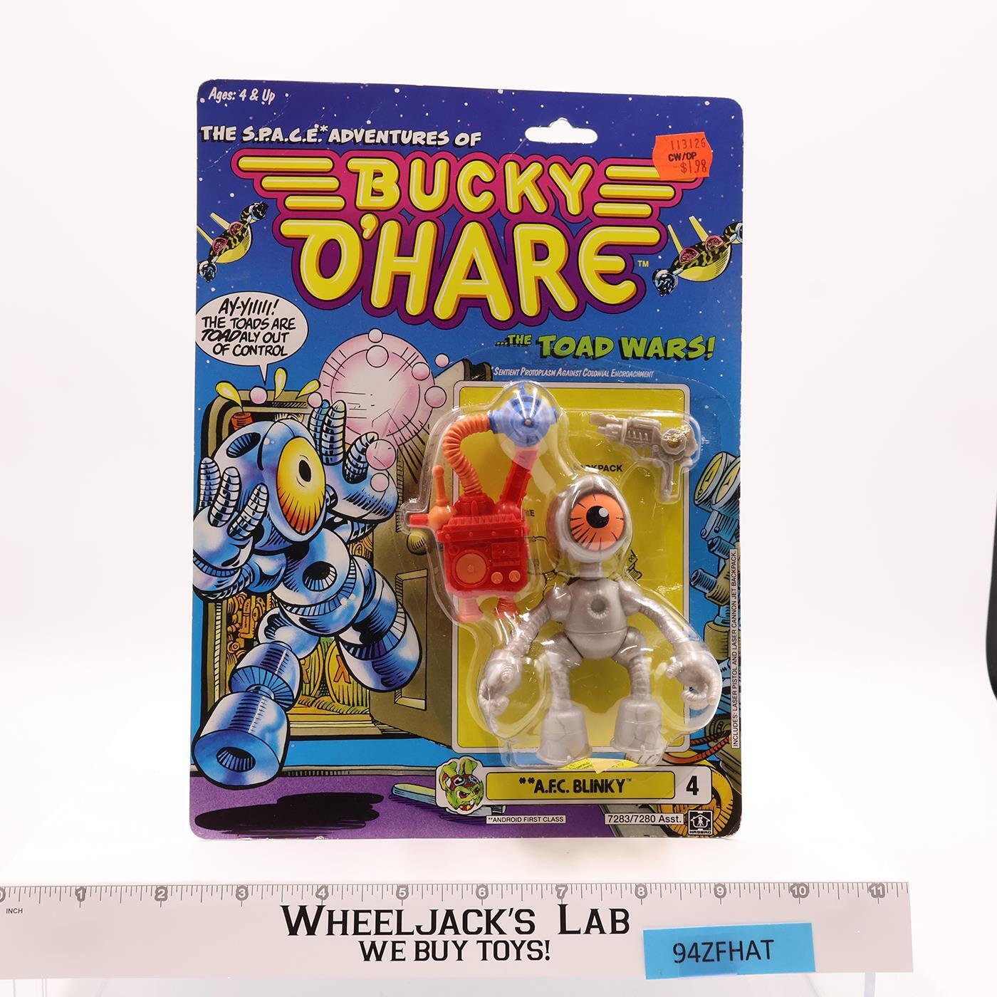 A.F.C. Blinky Bucky O' Hare 1990 Hasbro Vintage Action Figure NEW ...
