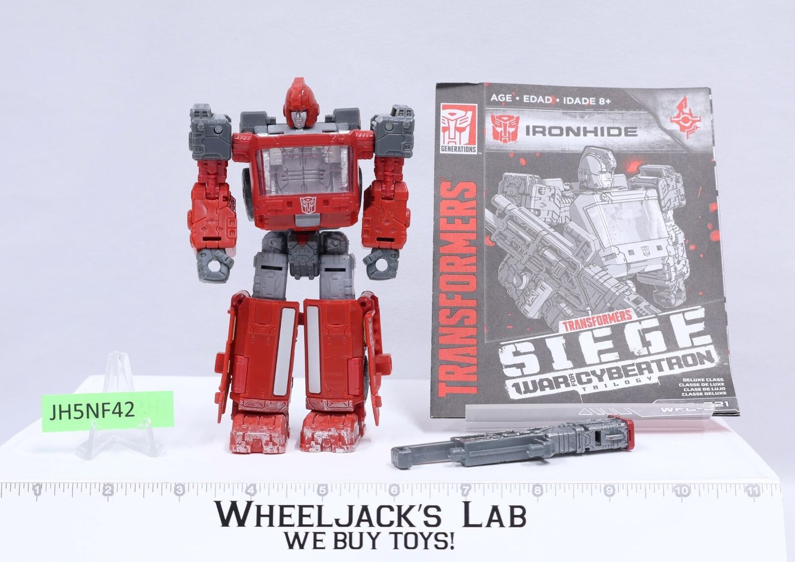 Ironhide 100% Complete Transformers Siege WFC 2018 Hasbro Action Figure ...