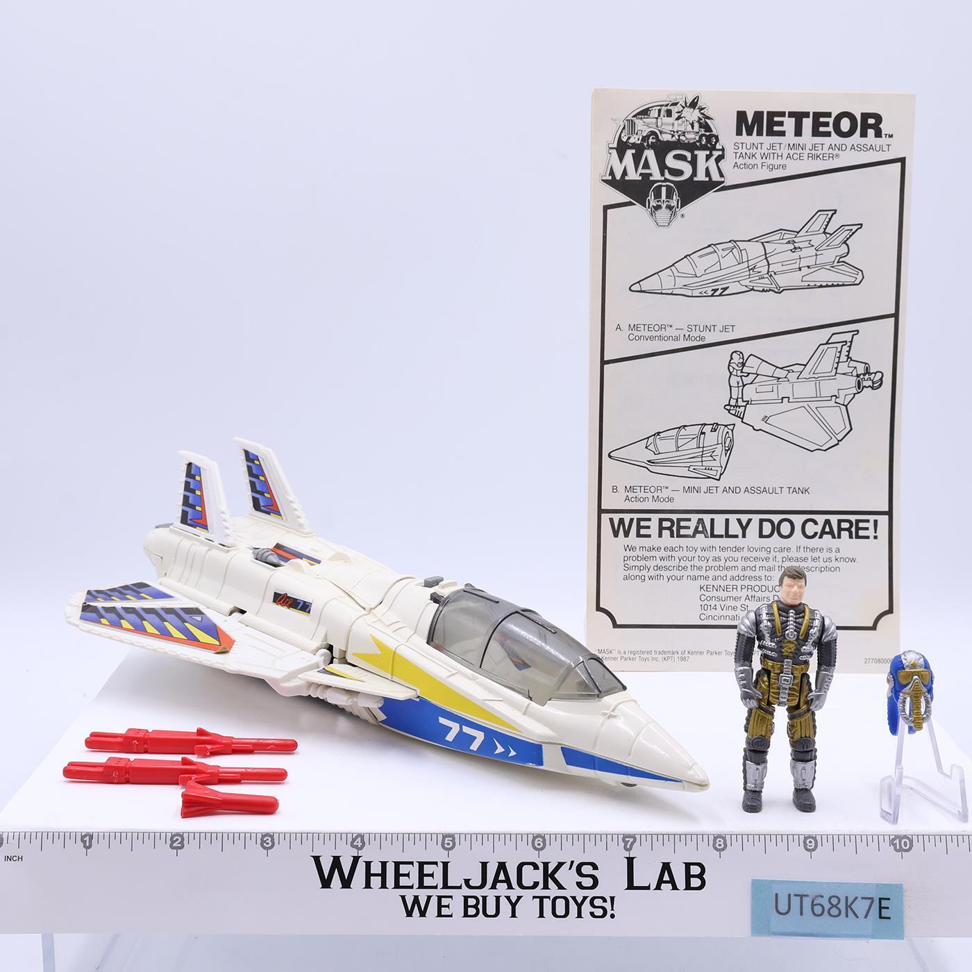 Meteor W/Ace Riker 100% Complete MASK Kenner 1987 Vintage Action Figure ...