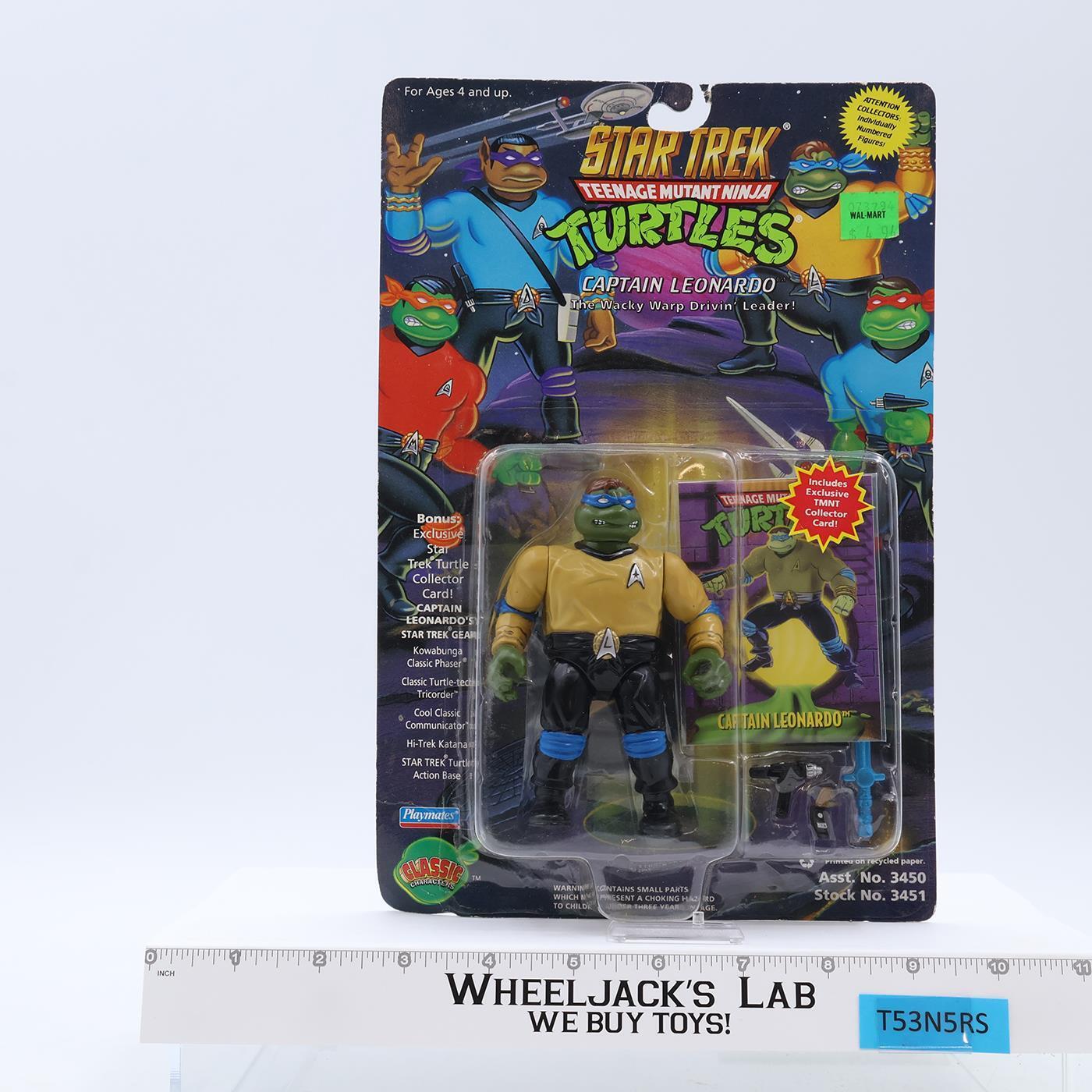 Captain Leonardo Teenage Mutant Ninja Turtle TMNT Star Trek Playmates ...