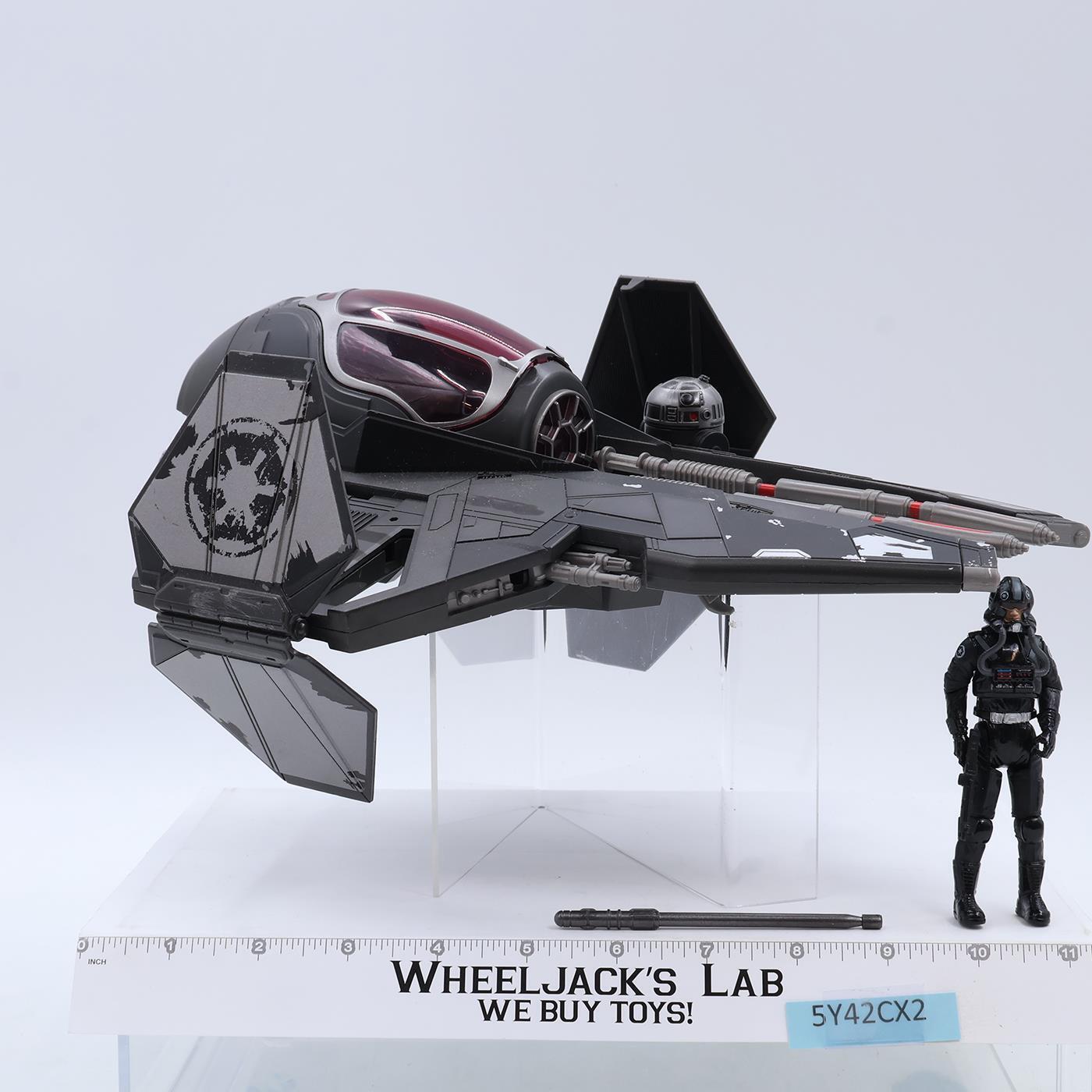 Darth Vader's Sith Starfighter Fighter Ship Star Wars 30th 2007 Hasbro ...