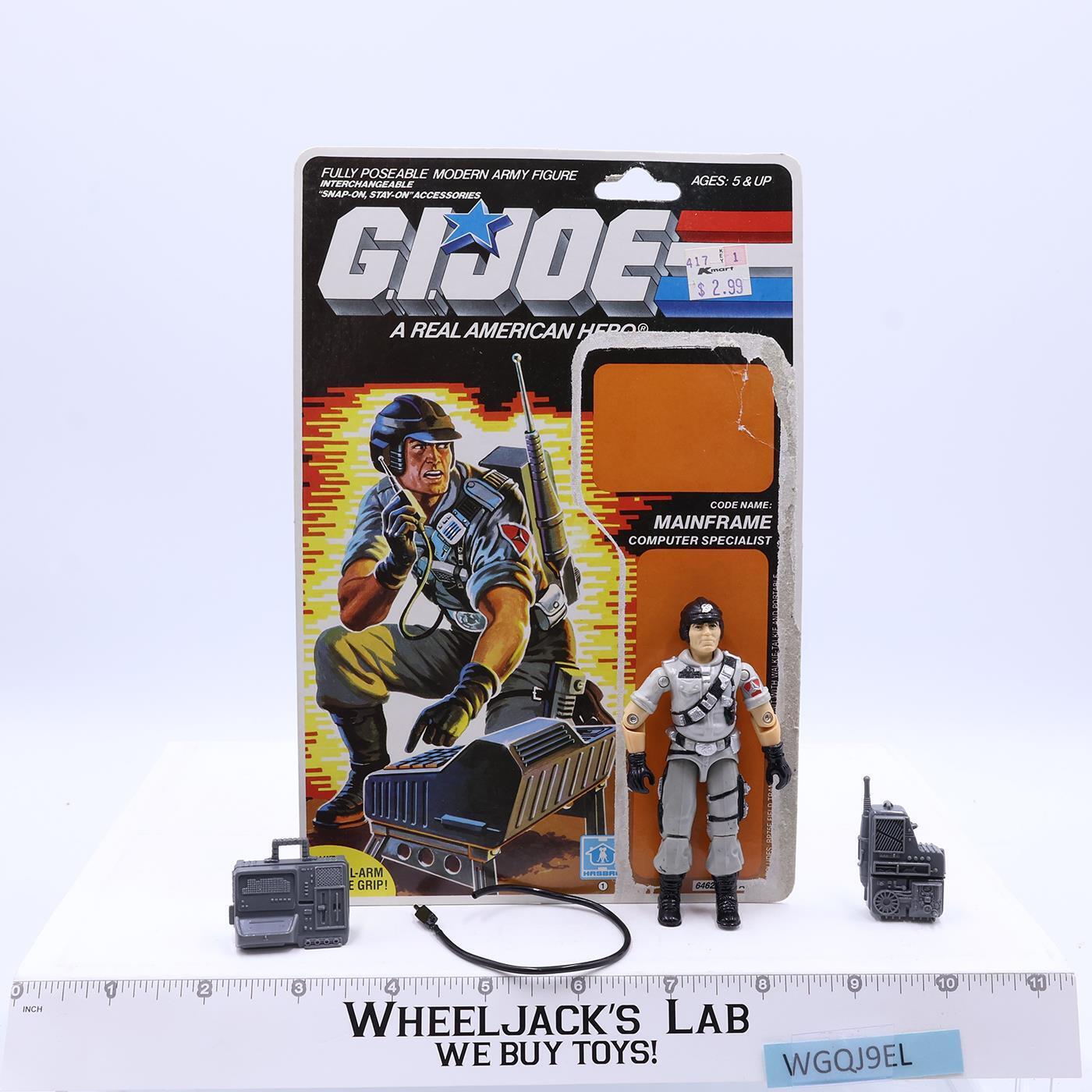 Mainframe V1 Complete 34 Cardback 1986 G.I. Joe Hasbro Vintage Action ...