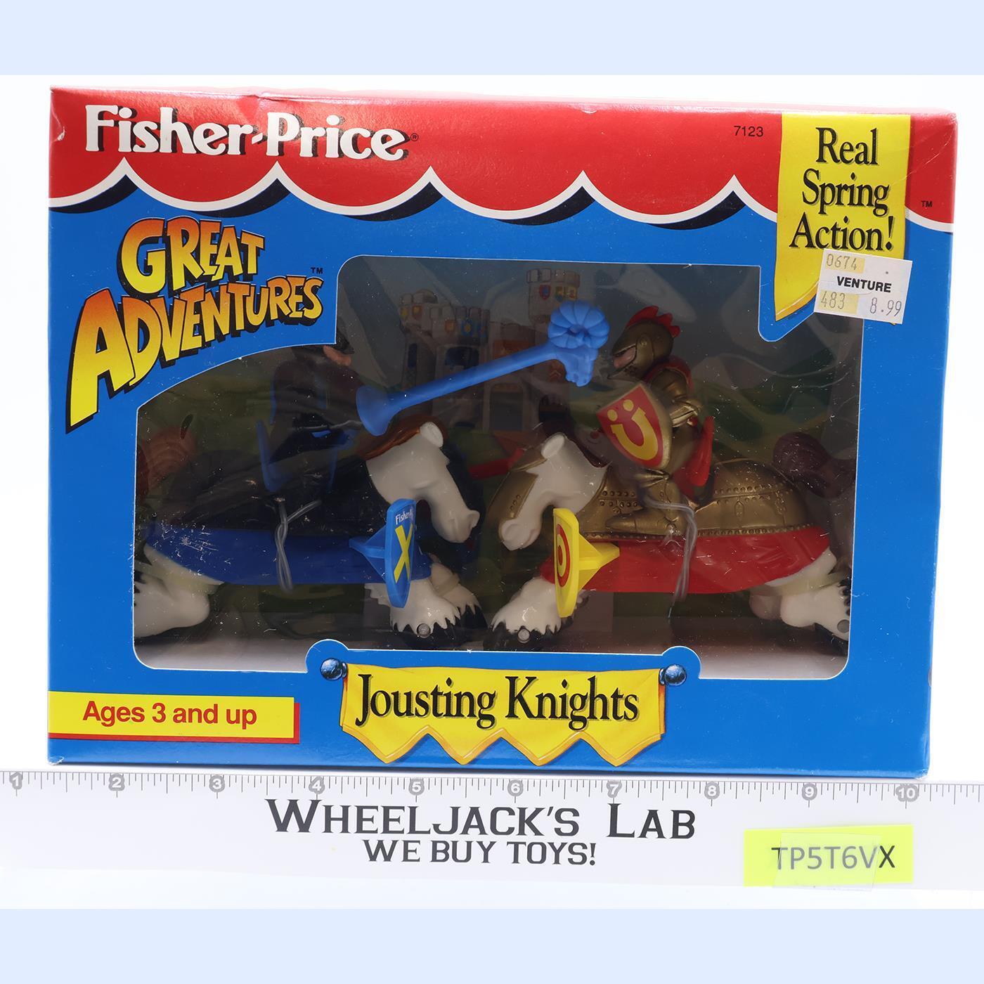 #7123 Jousting Knights Great Adventures 1994 Playskool Preschool Toy ...