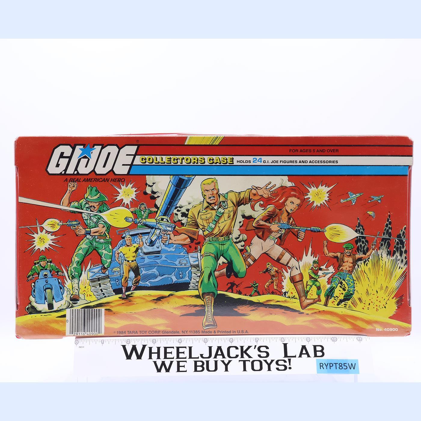 GI Joe Collectors Case 24 Action Figures W/TRAY 1984 Tara Toy Accessory ...